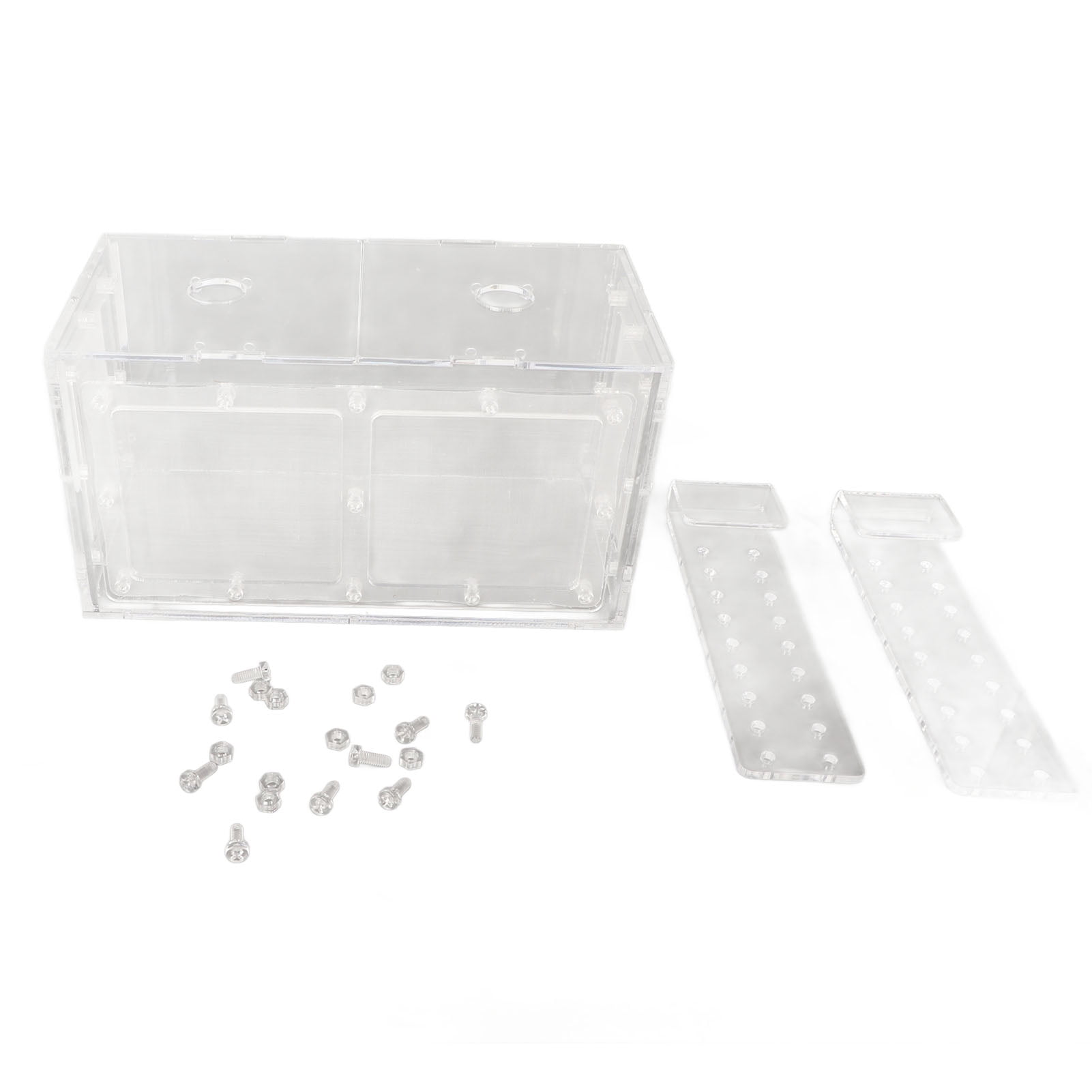 Fish Breeding Isolation Box Transparent Mesh Side Fish Tank Incubator ...