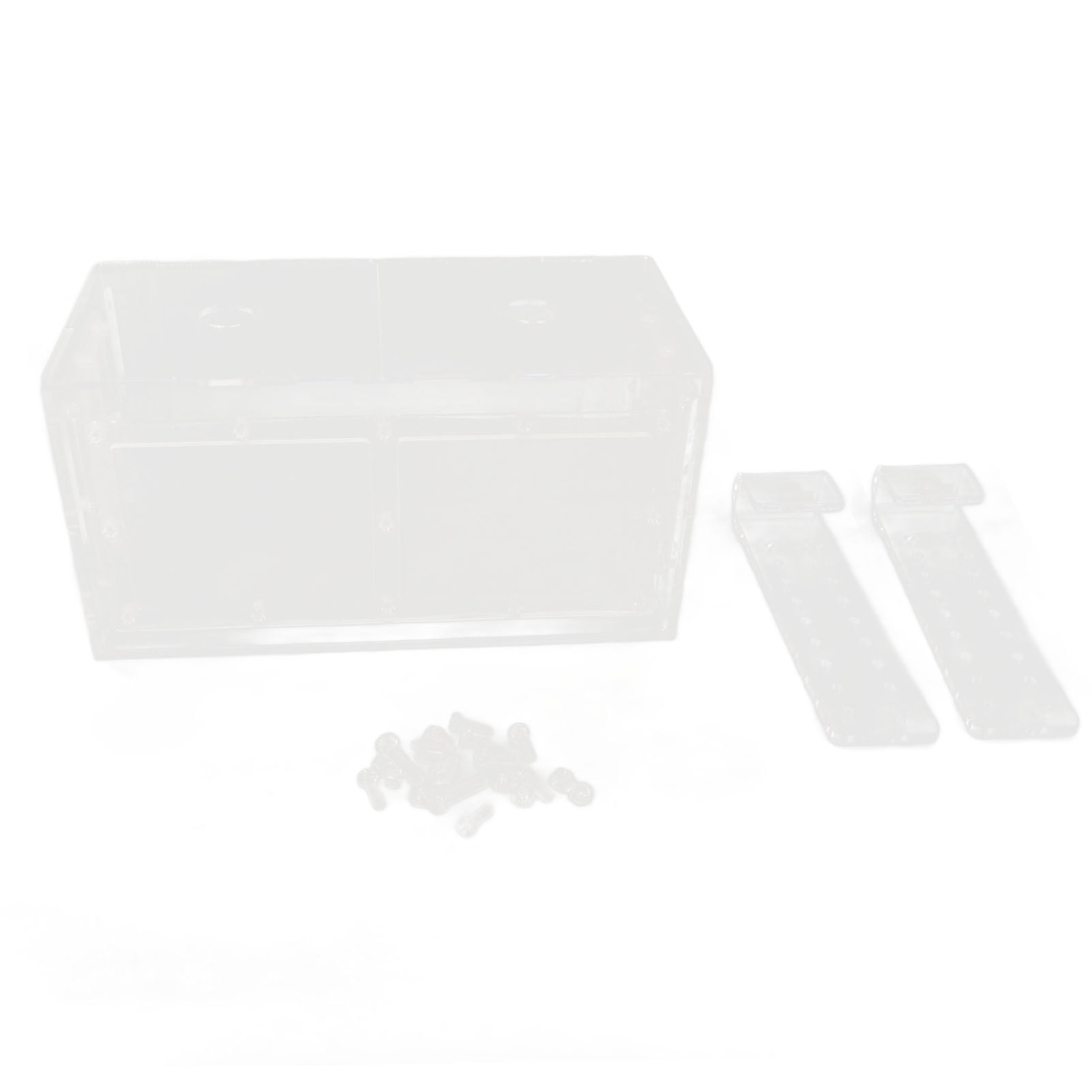 Fish Breeding Isolation Box Transparent Mesh Side Fish Tank Incubator ...