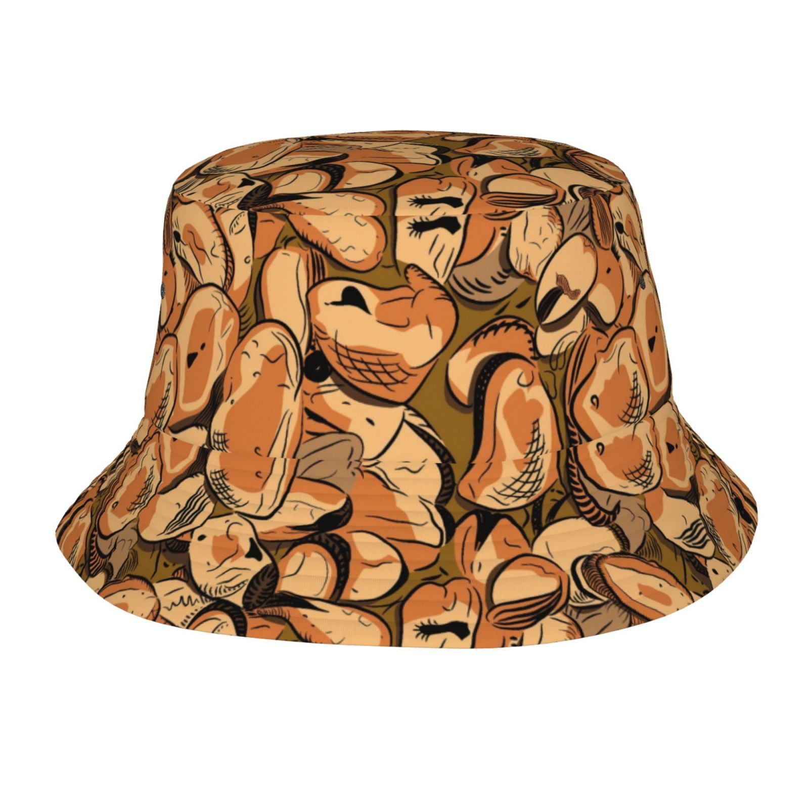 Fish Bucket Hats for Men Women Beach Sun Hat Outdoor Travel Fisherman ...