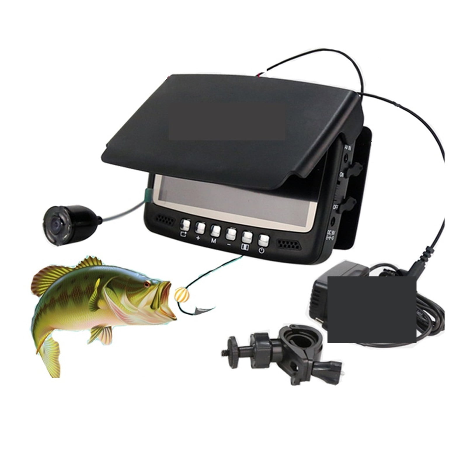 Fish Camera Video Fish Finder 4.3 Inch Monitor Camera Kit Fish ...