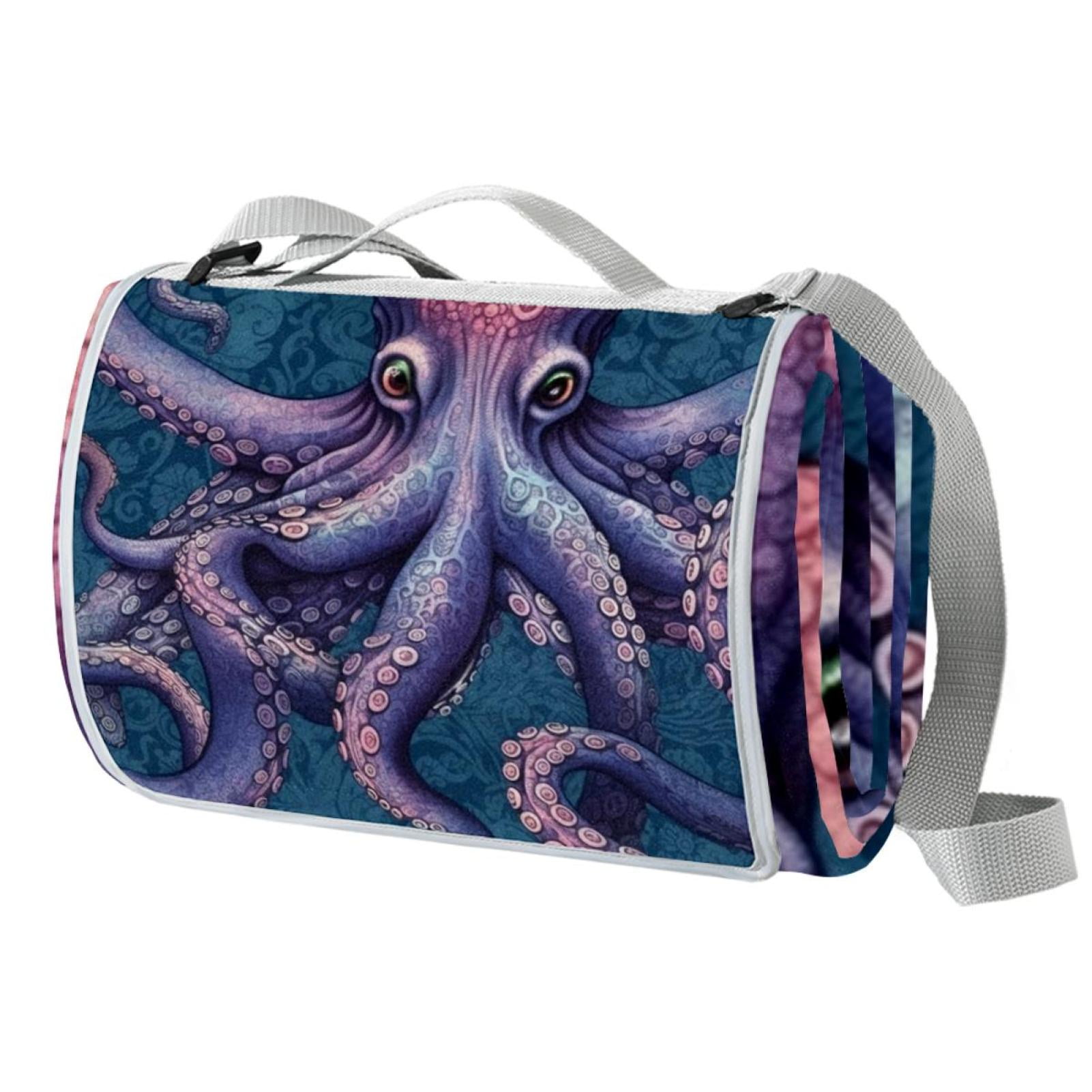 Fish Canvas Picnic Blanket Outdoor Waterproof Portable Mat for Camping ...