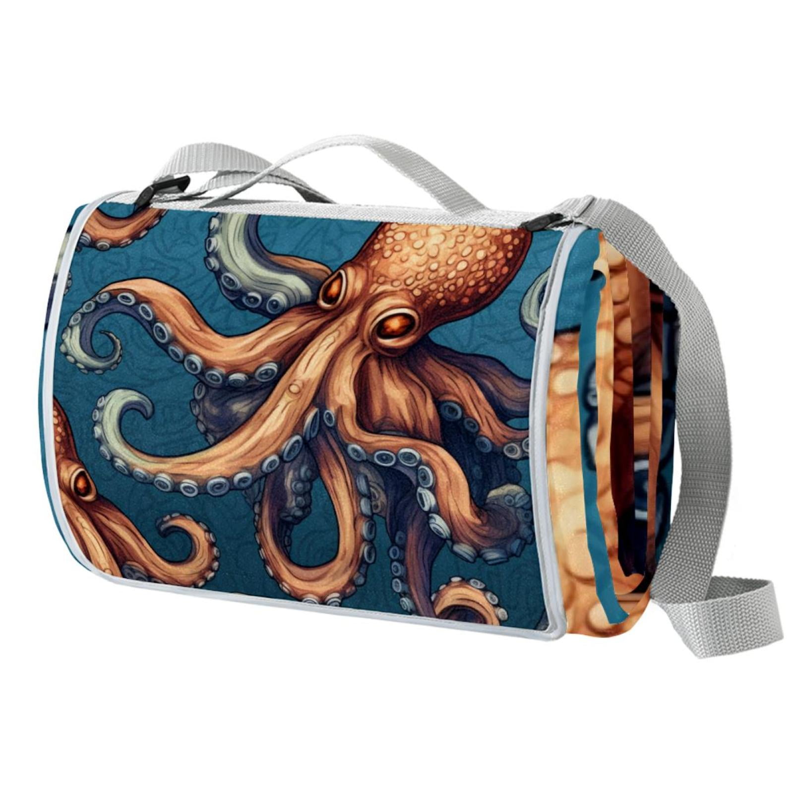 Fish Canvas Picnic Mat for Outdoor Activities - Waterproof and Portable ...