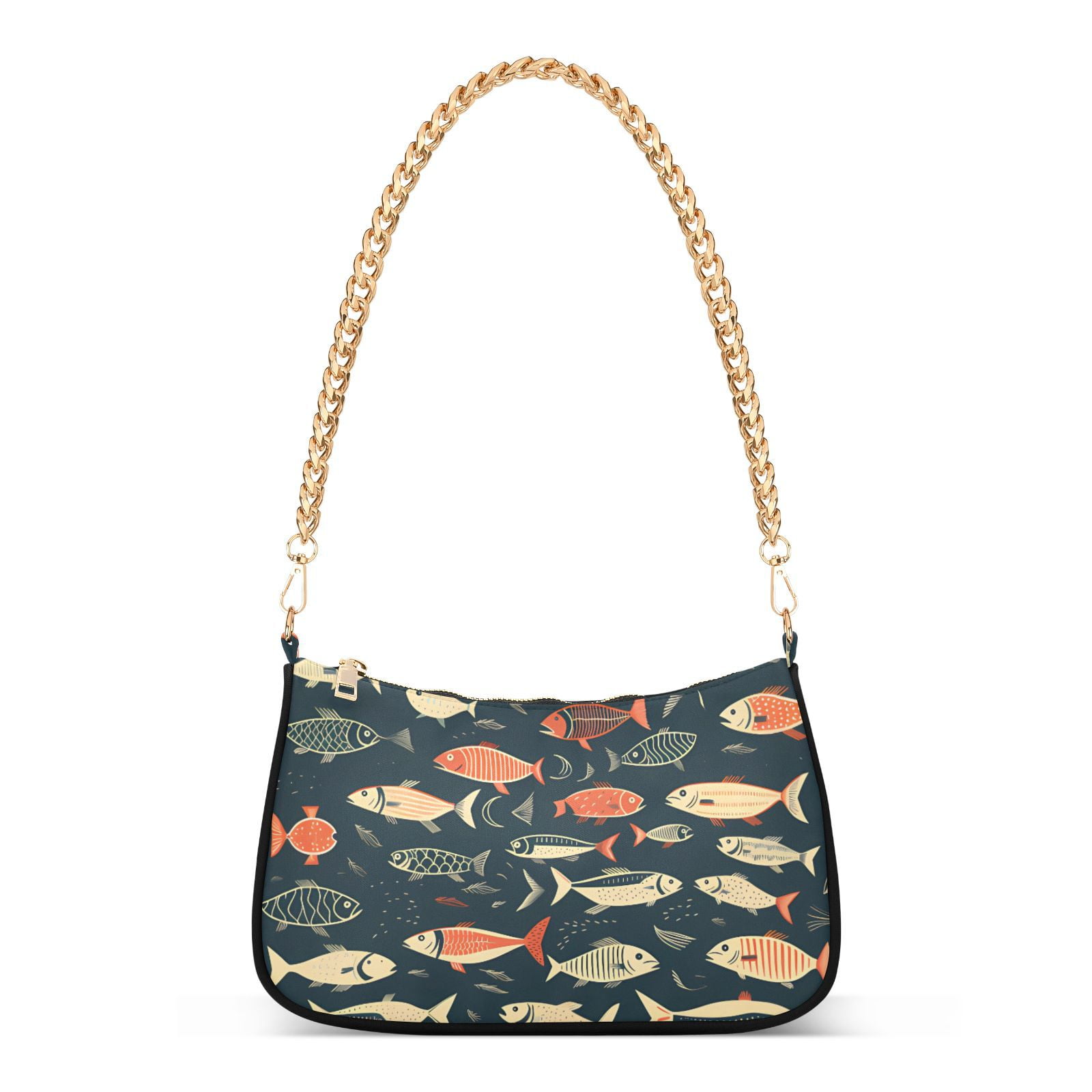 Fish CartoonWomen Small Shoulder Bag Crossbody Tote Hobo Bags Purse ...