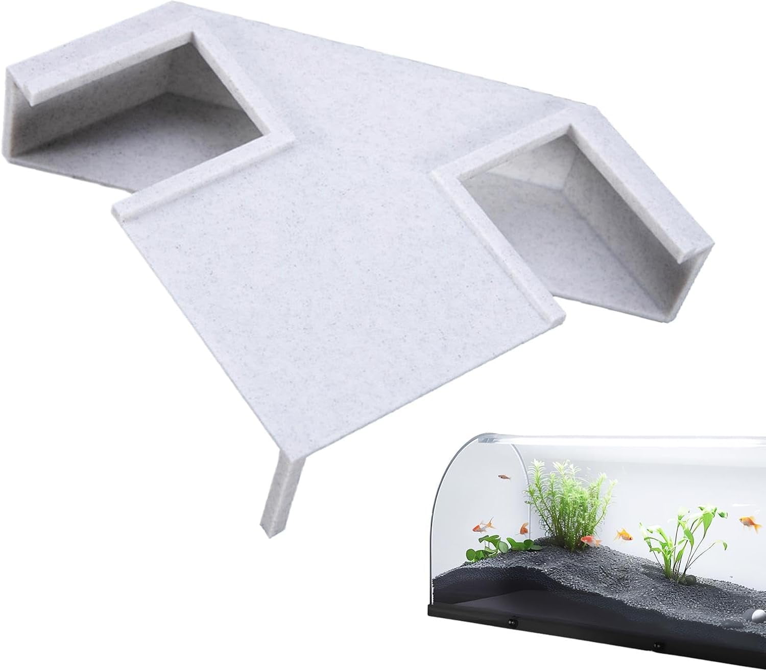 Fish Cave - Aquarium Tunnel Shrimp Cave, Natural Fish Tank Décor ...