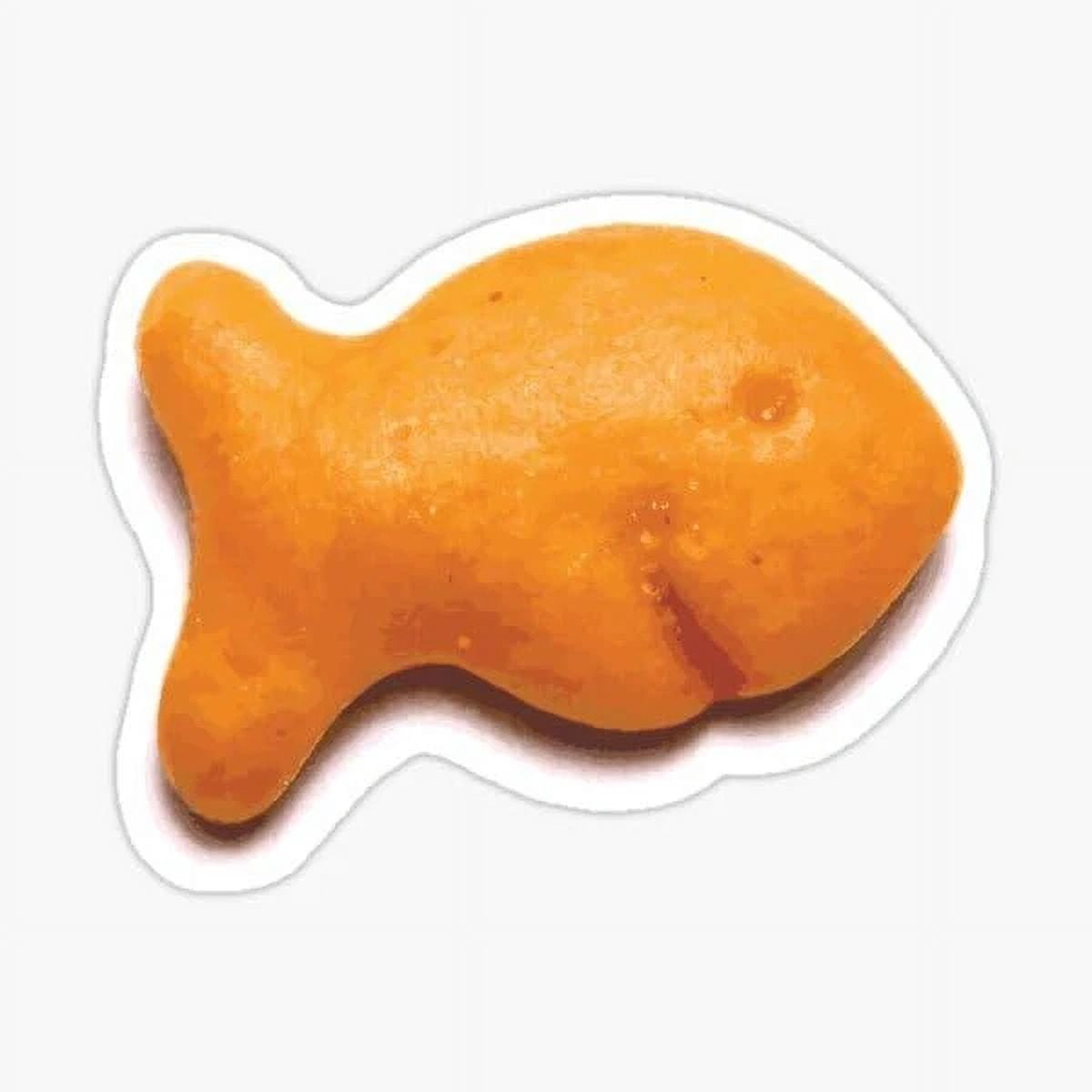 Fish Chips Fishy Kids Snacks Cheese Cracker Sticker Phone Decal Water ...