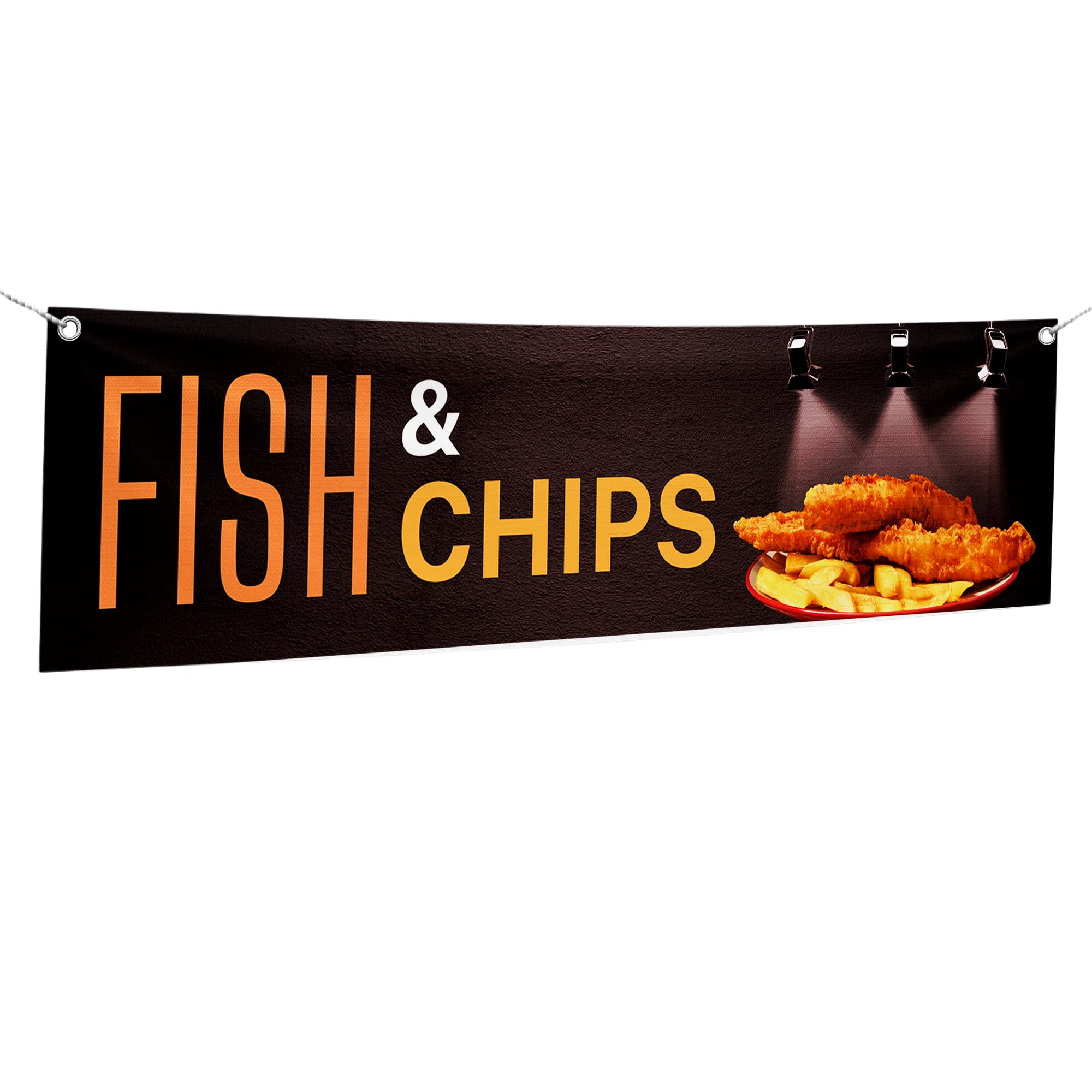 Fish and Chips Large Banners and Signs for Outdoor by DreamController ...