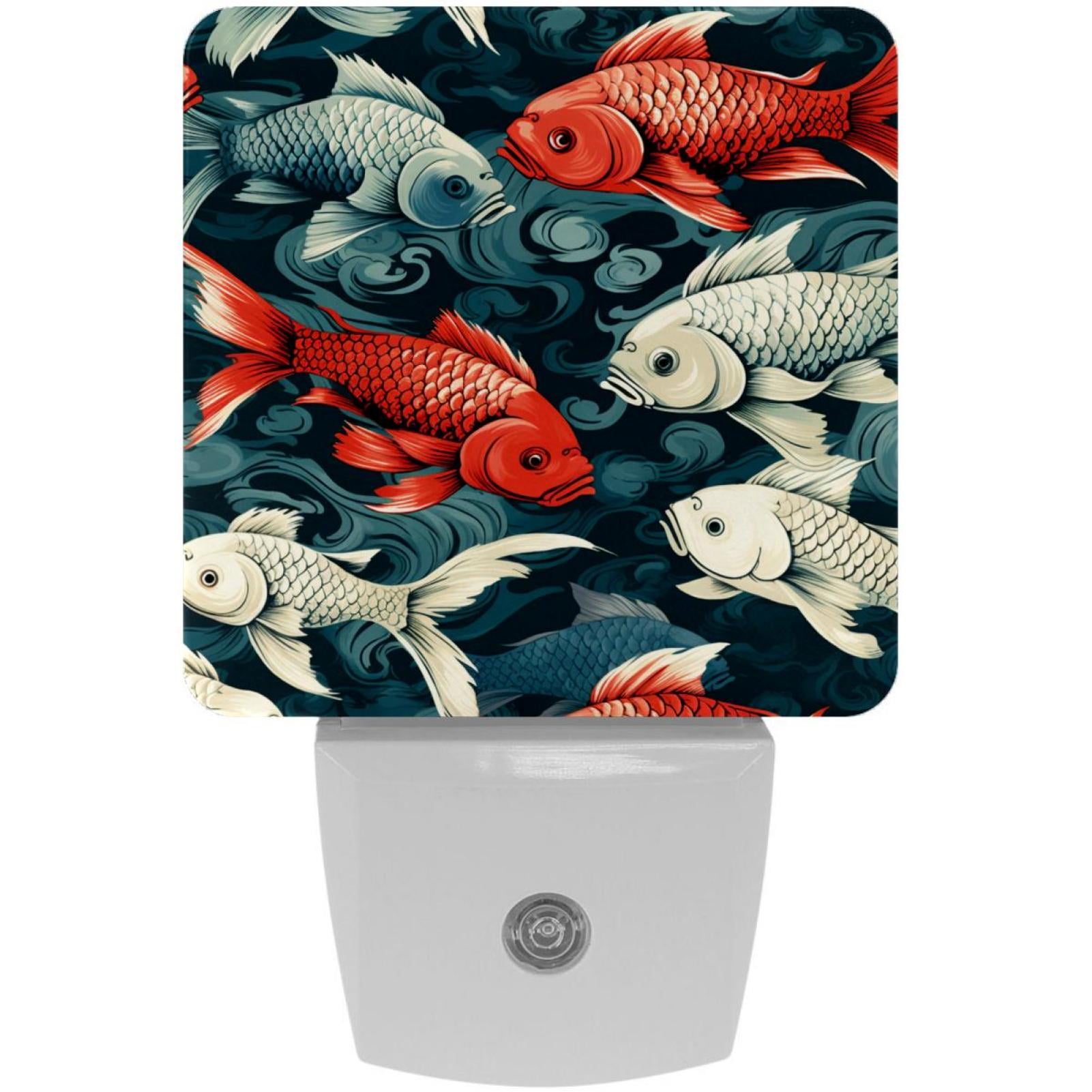 Fish Enhance Your Space with LED Square Night Lights - Versatile ...