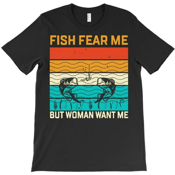 Fish Fear Me Funny Angler Fisherman Carp Fishing Hobby Graphic ...