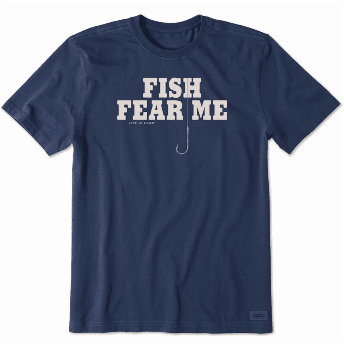 Fish Fear Me Hook Crusher Tee - Walmart.com