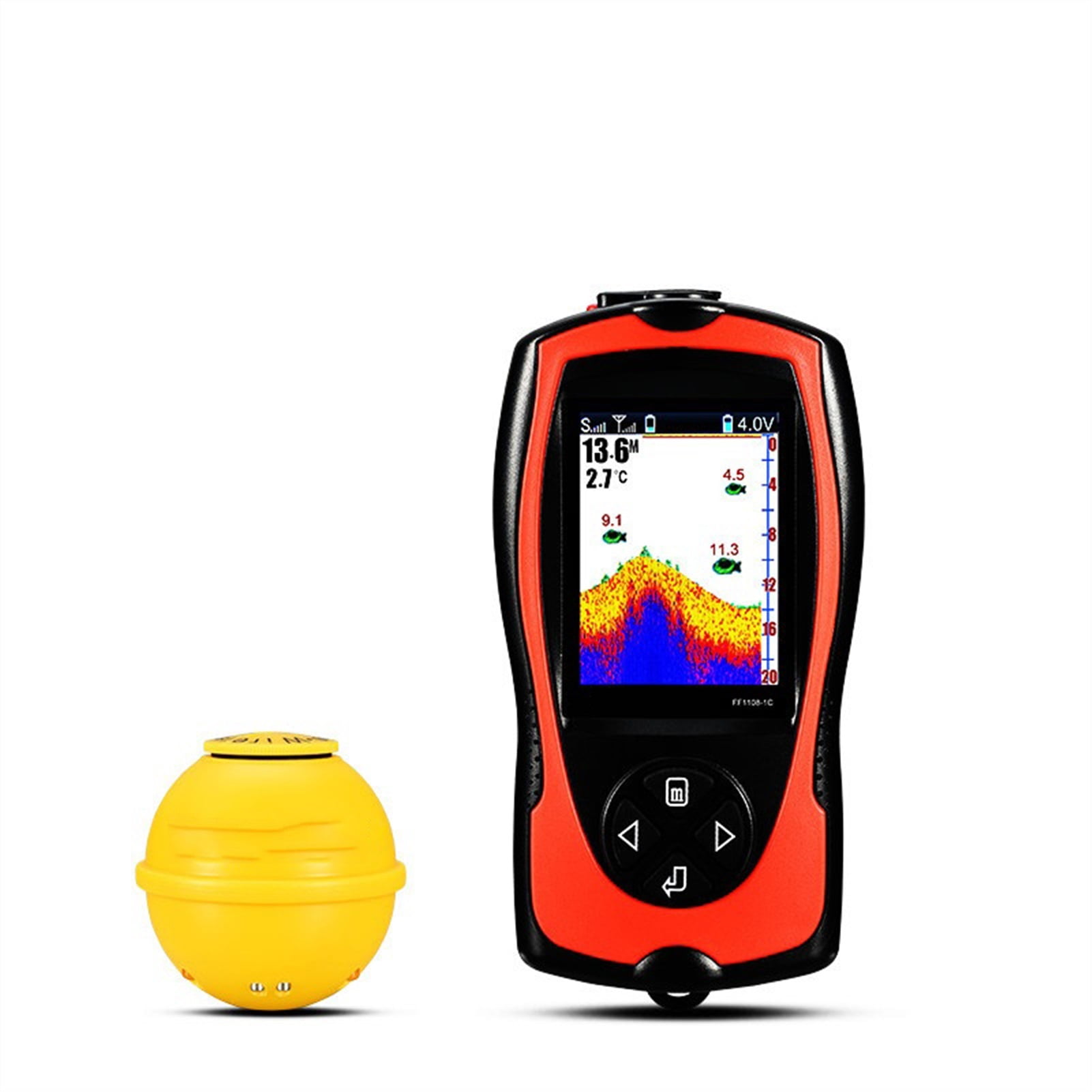 Fish Finder Color Screen Sonar Wireless Visual High-definition ...