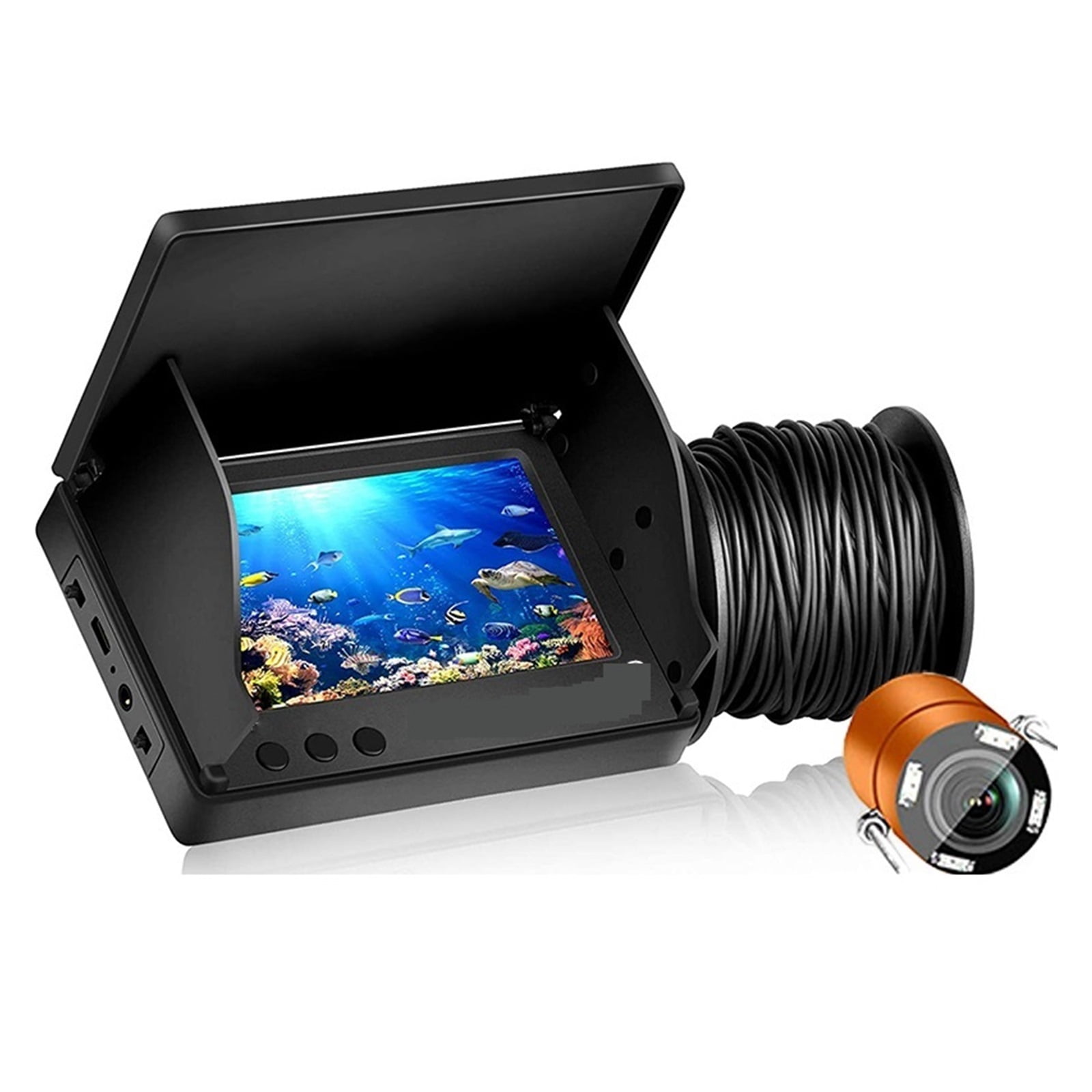 Fish Finder LCD 5.0/4.3 Inch Display Underwater 220° Fishing Camera ...