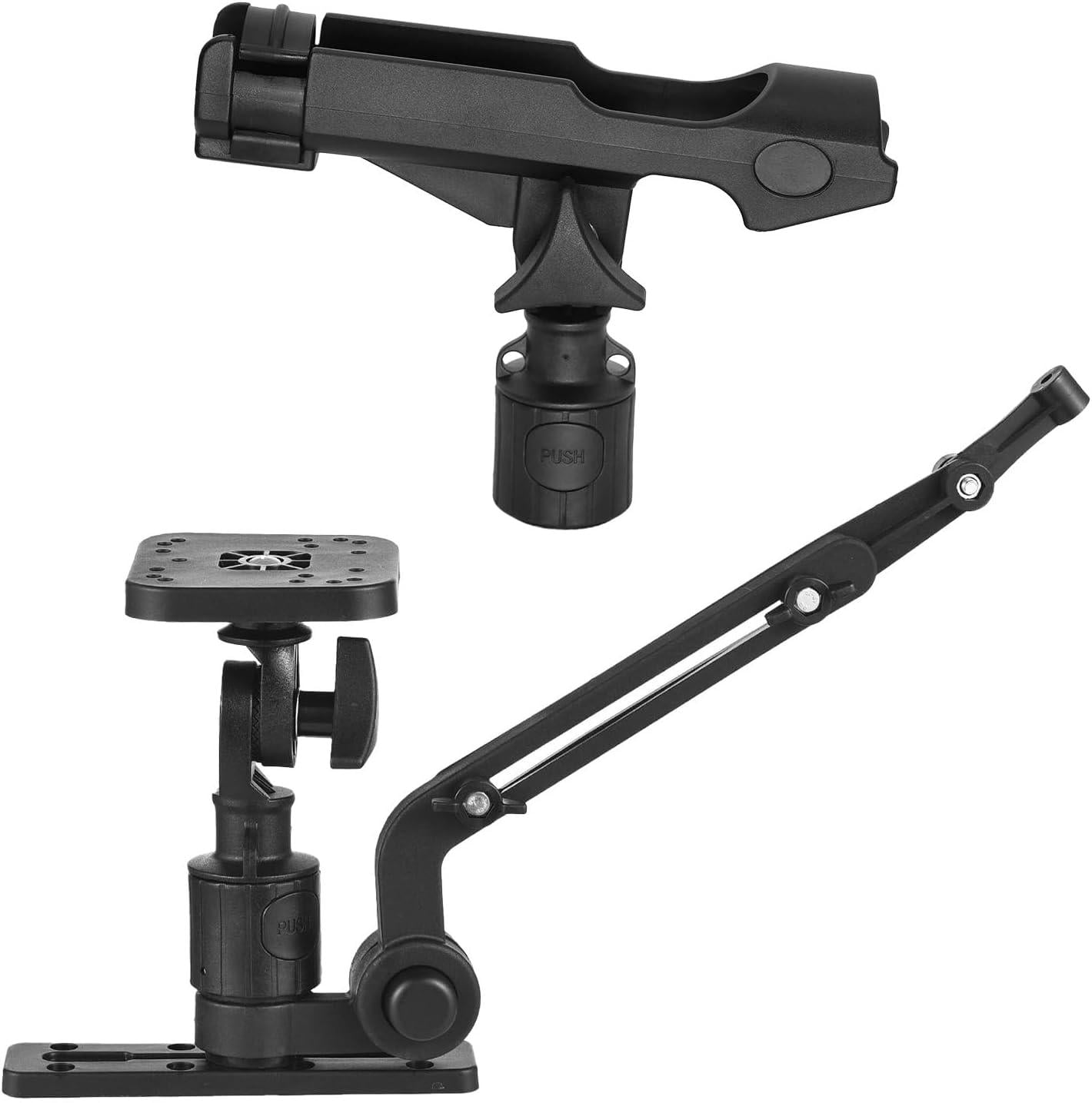 Fish Finder Mounting Plate Boat Transducer Mounting Arm with Adjustable ...