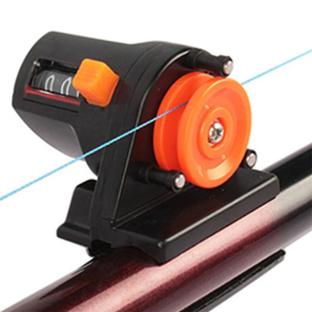 Fish Finder Wire Gauge 0-999M Portable Meter Length Counter Tool Tackle ...