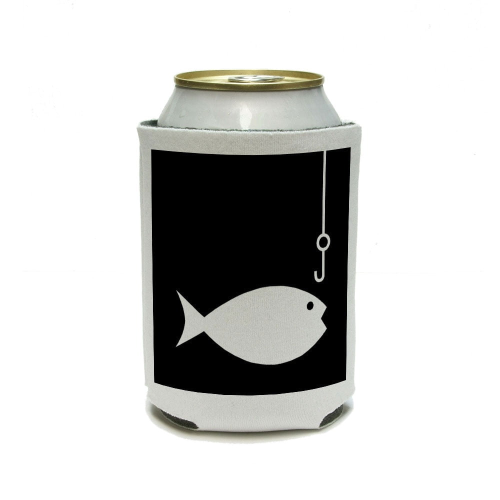 Fish Fishing Can Cooler Drink Insulator Beverage Insulated Holder ...