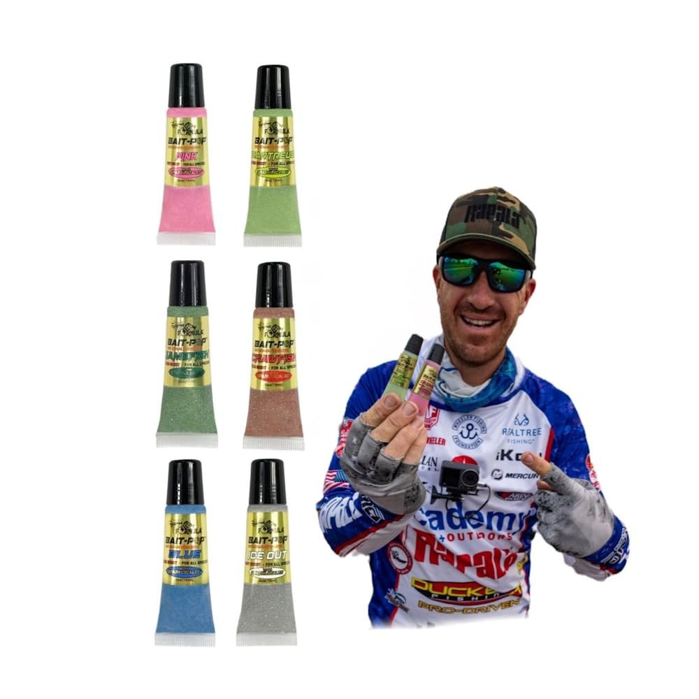 Fish Formula GFP002HT Bait Pop Game Fish Fishing Attractant (0.5oz Tube ...