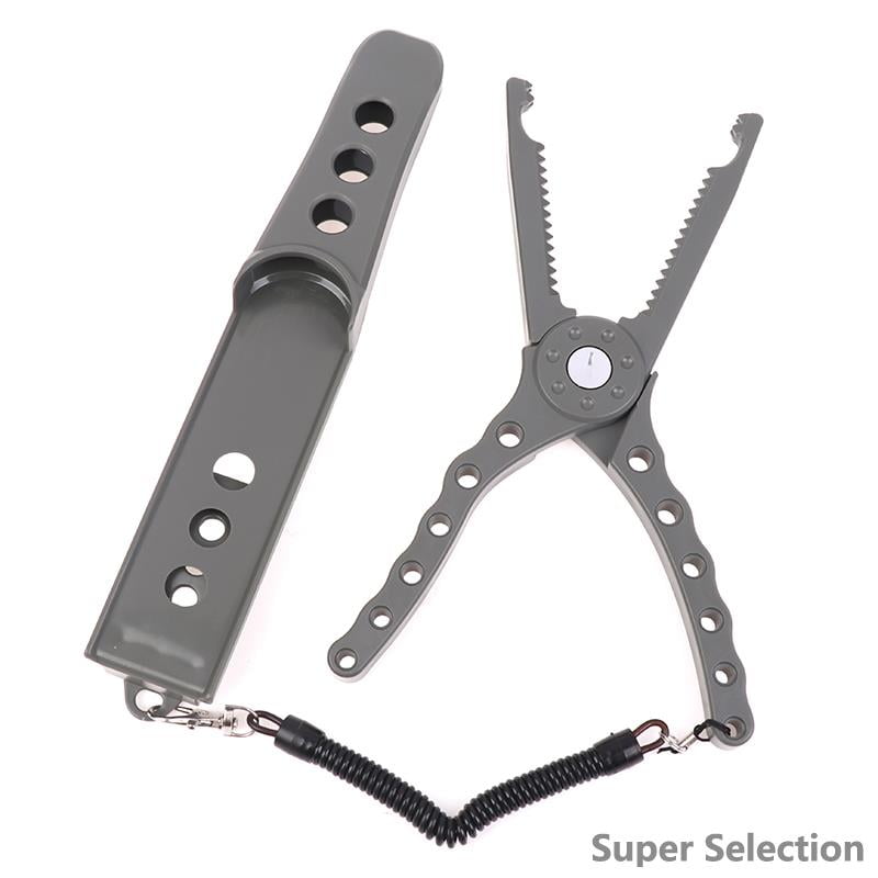 Fish Gripper Pliers With Lanyard, Non-Slip Handle Fishing Lip Grip Tool ...