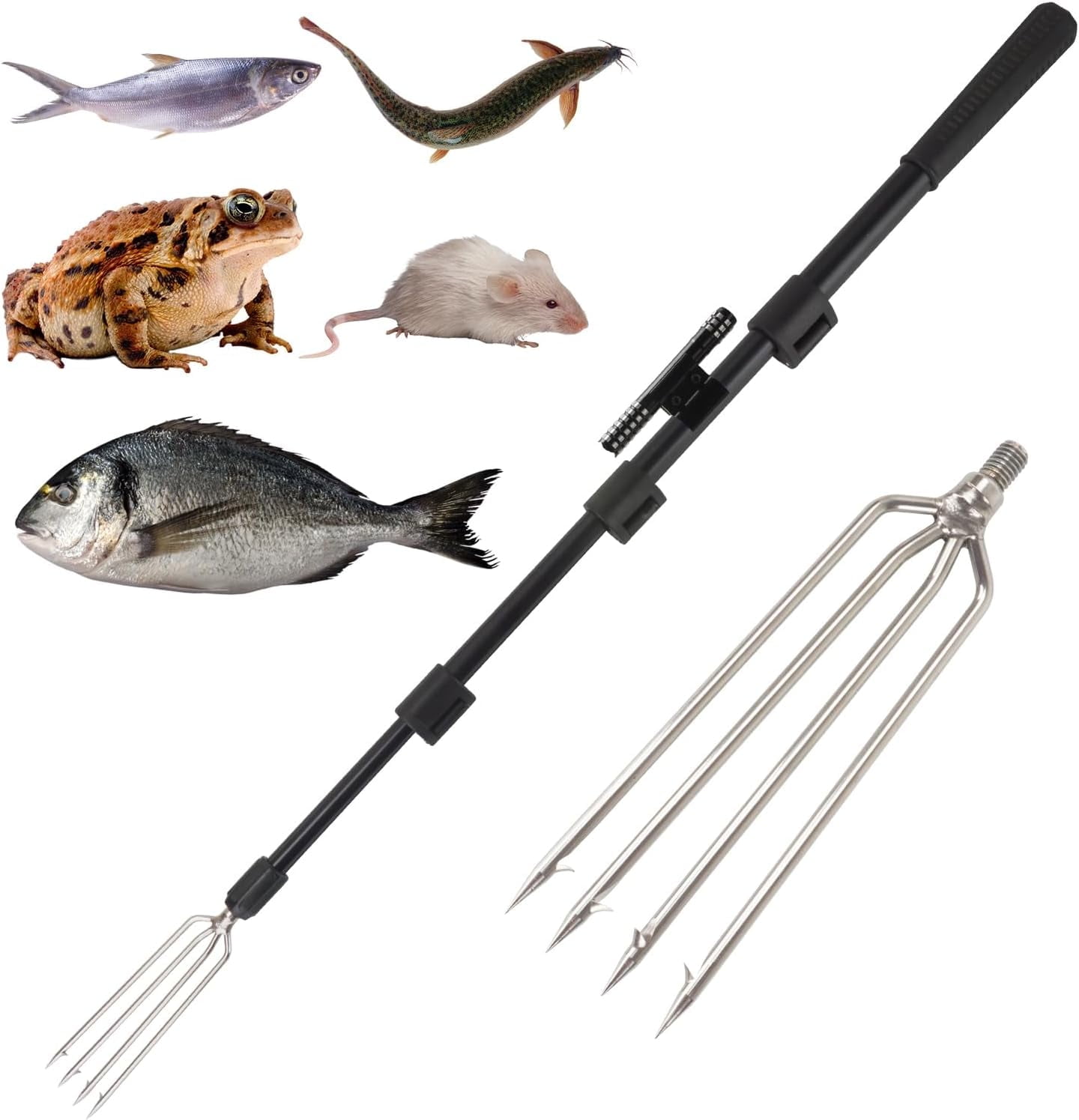 Fish Harpoon Spear Gig Gaff Fork Hook Tool for Frog Cane Toad Bullfrogs ...