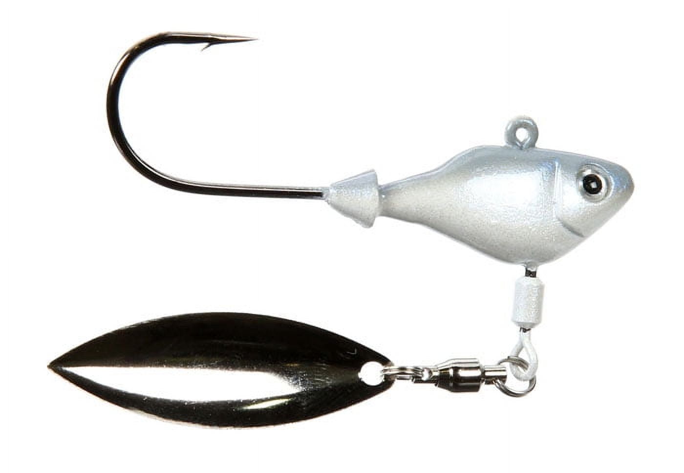 Fish Head 1100107 Spin Jighead 1/2 oz 5/0 Fishing Hook Albino - Walmart.com