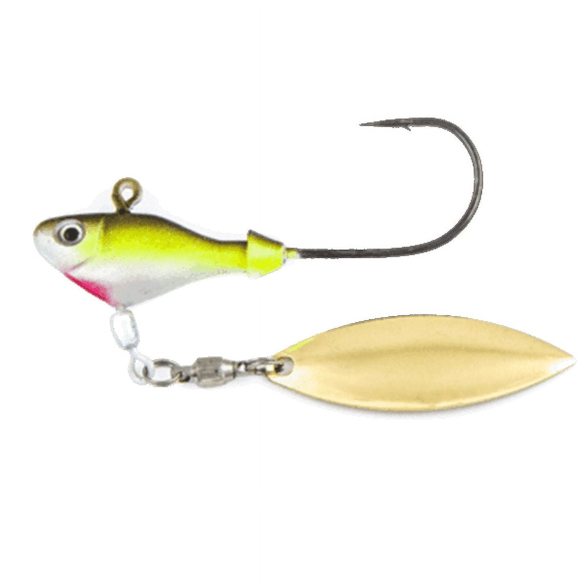 Fish Head Spin Chartreuse Shad - Walmart.com