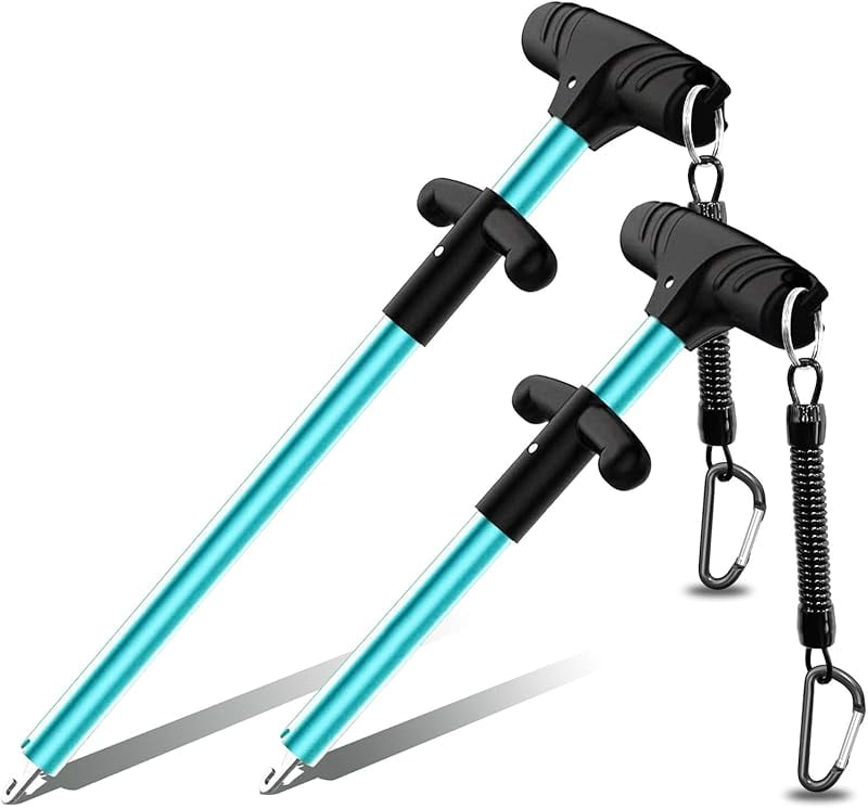 Fish Hook Remover, Easy Reach and Portable Aluminum Fish Hook Remover ...