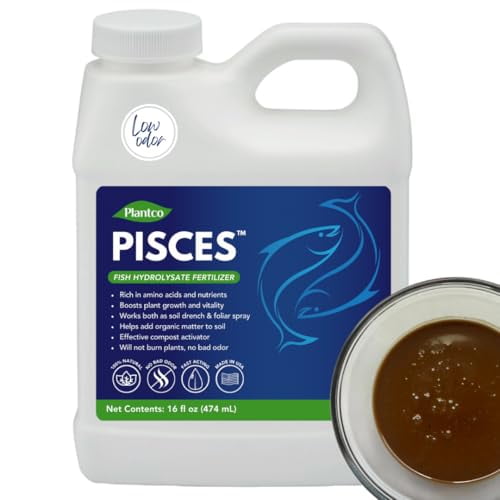 Fish Hydrolysate Fertilizer for Vegetables & Plants - NPK 2-3-2 Fish ...