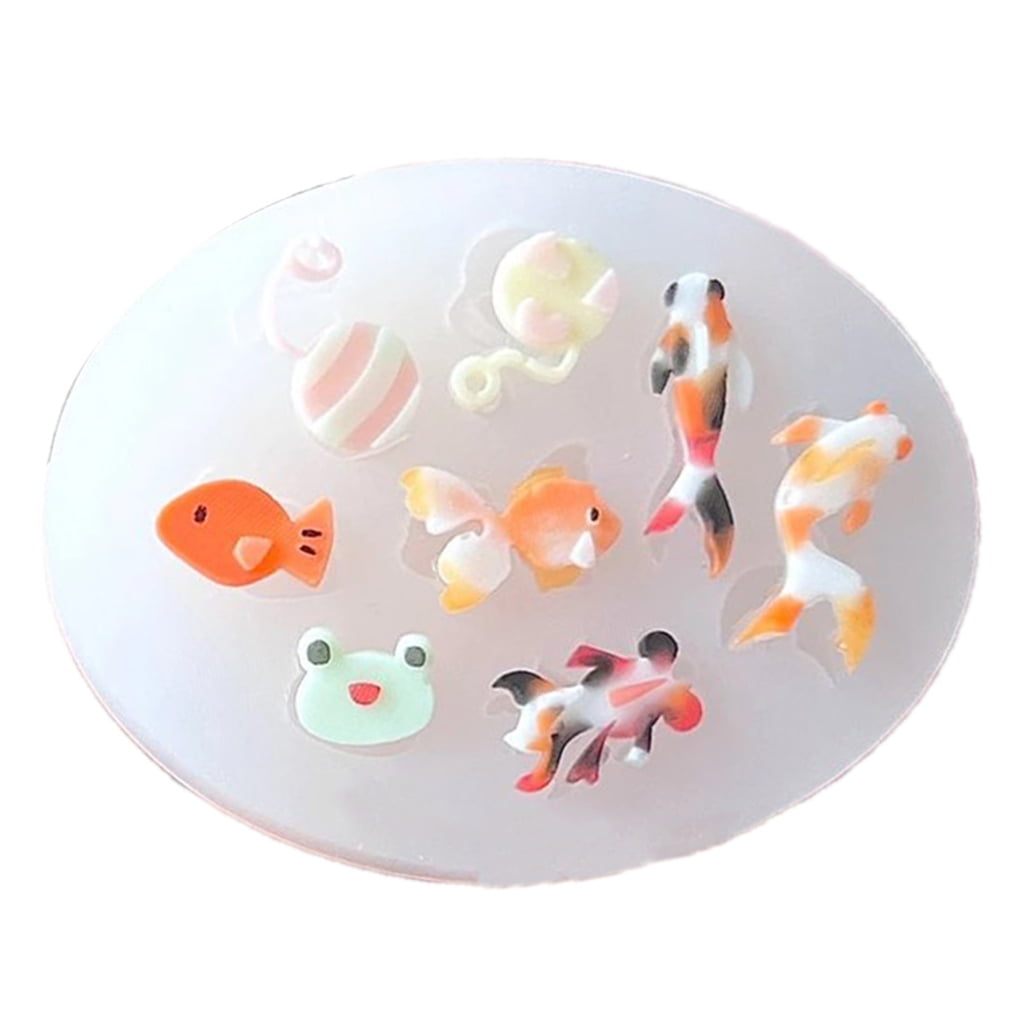 Fish/Coral Jewelry Mold Flexible Epoxy Resin Molds Practical Silicone ...