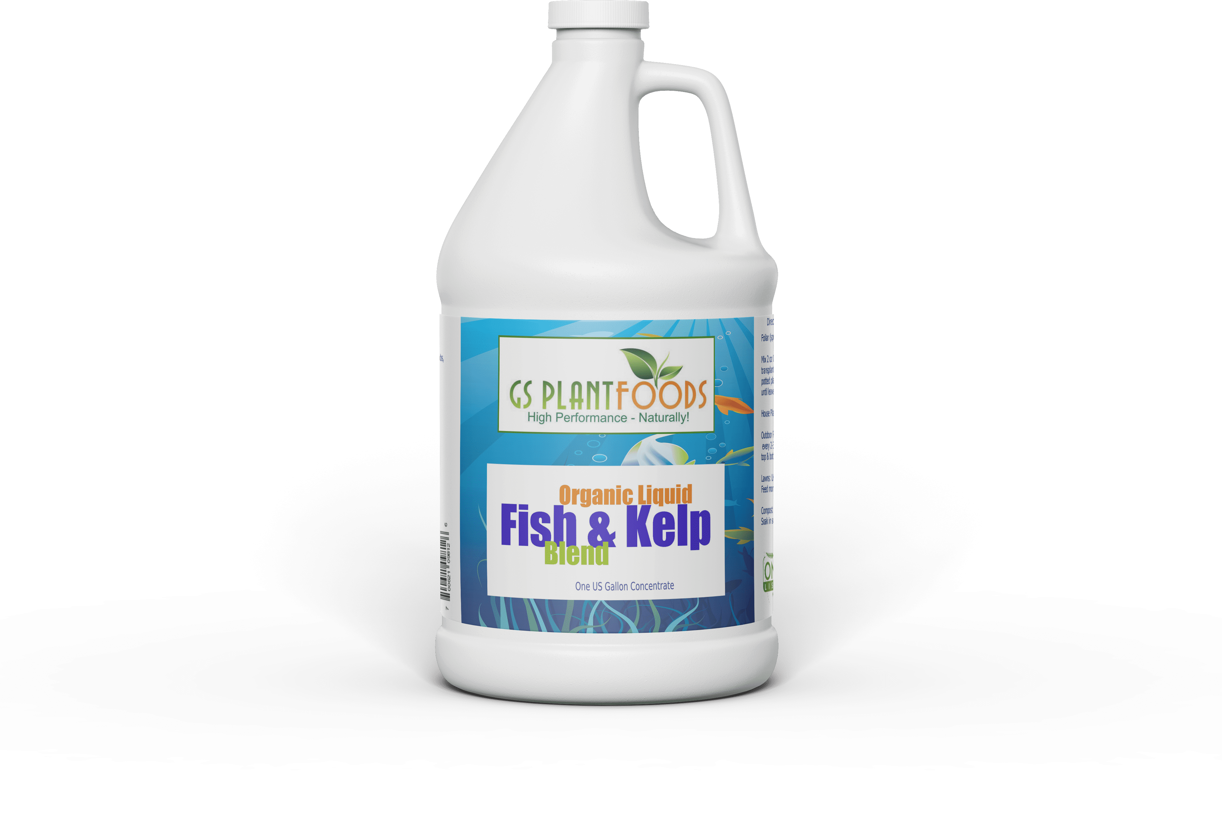 Fish & Kelp Liquid Blend Organic Natural Plant Fertilizer, Sea Kelp ...