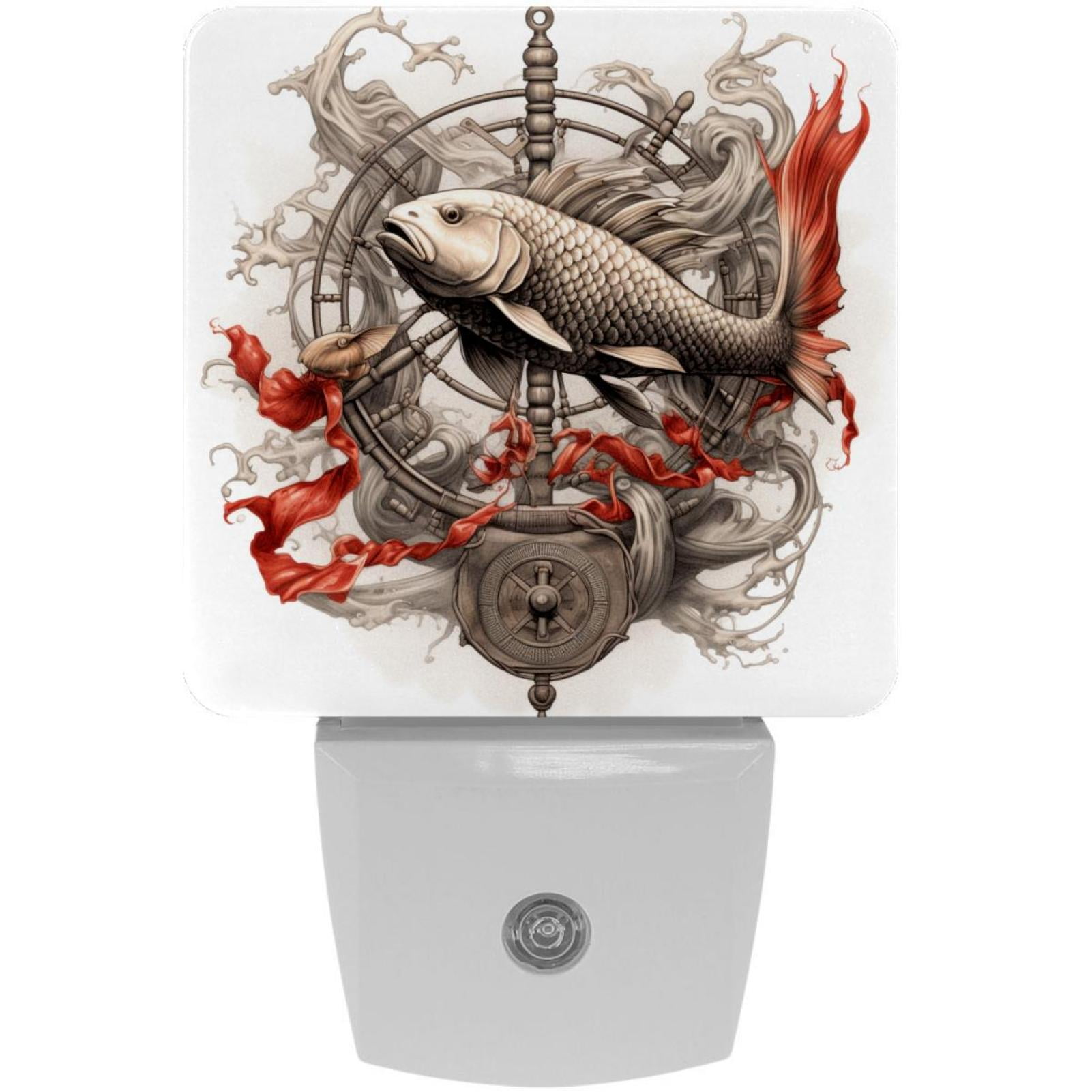 Fish LED Square Night Lights - Elegant and Energy Efficient Lighting ...