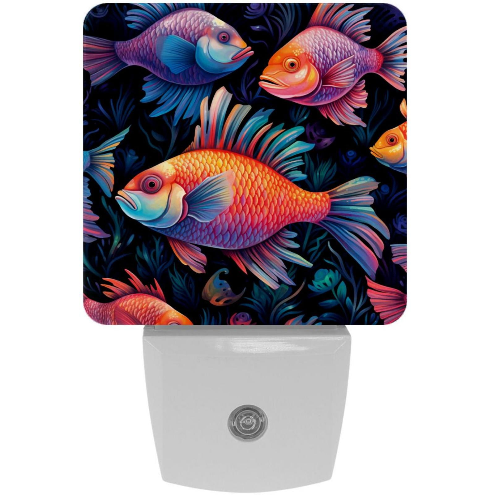 Fish LED Square Night Lights- Energy Efficient and Stylish Illumination ...