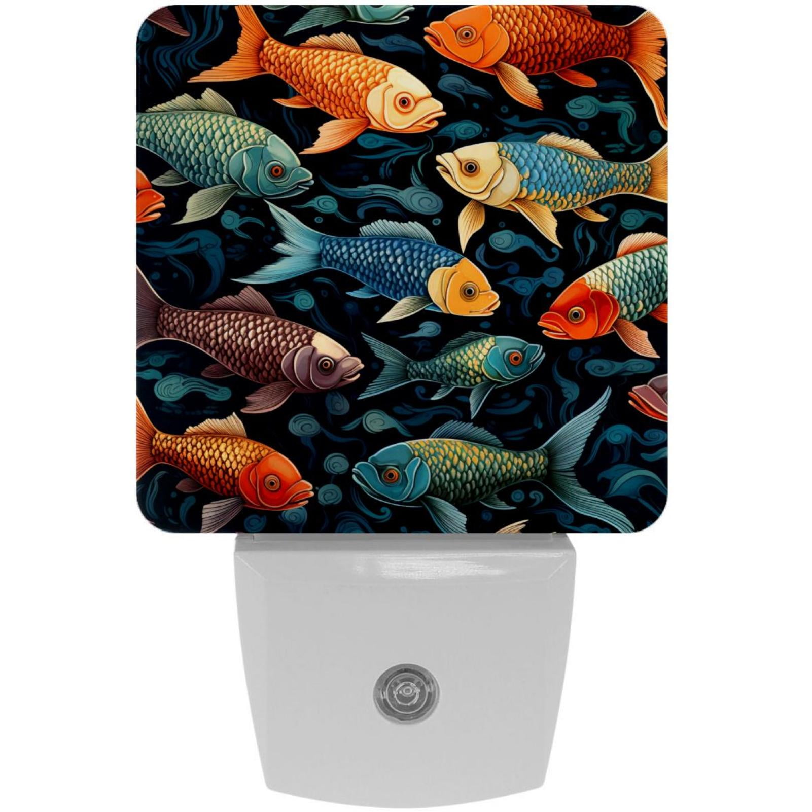 Fish LED Square Night Lights: Innovative Illumination for a Relaxing ...