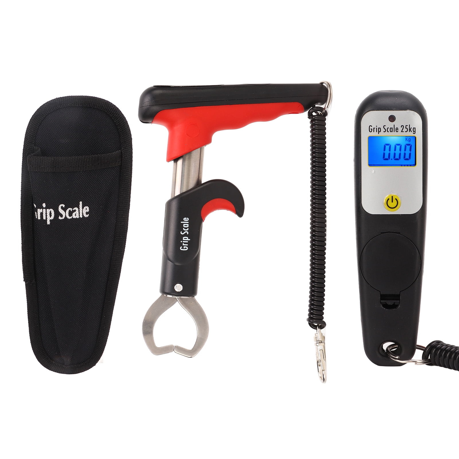 Fish Lip Grabber Gripper Fish Scale Fishing Tool with Digital Scale for ...