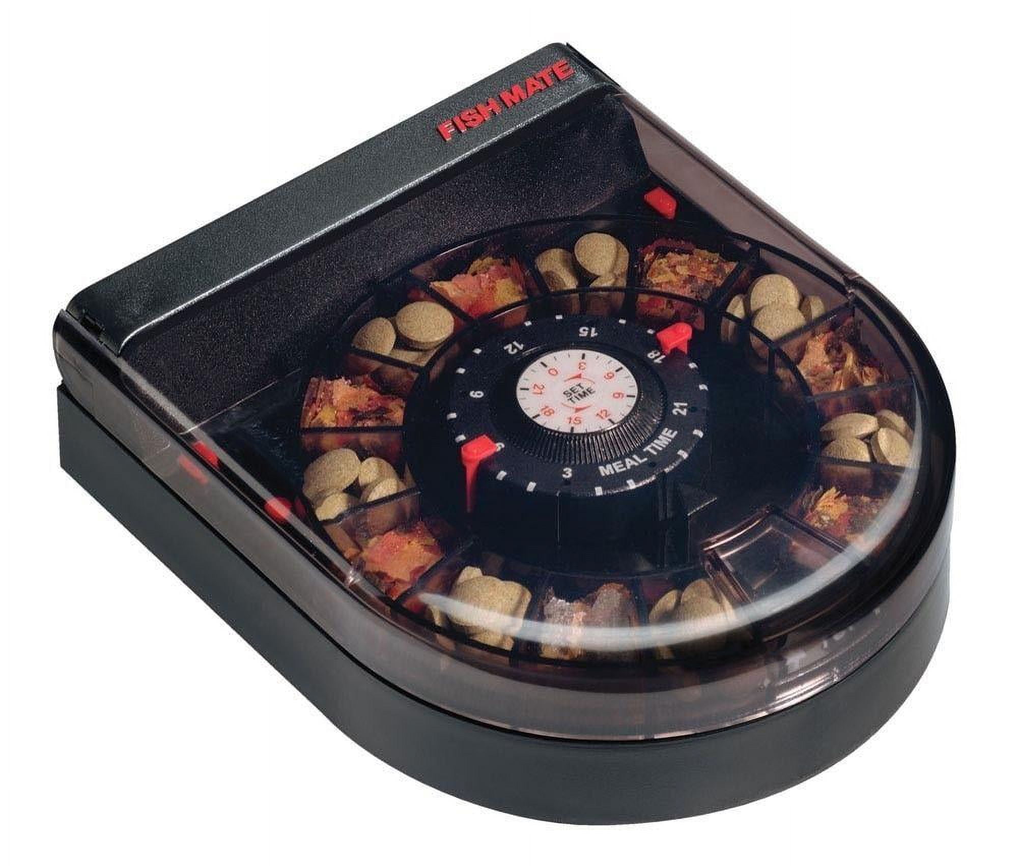 Fish Mate F14 Automatic Fish Feeder, 14 Meal Capacity, Battery Timer ...