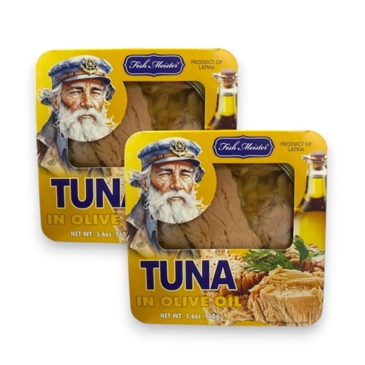 Fish Meister Tuna fish in Olive Oil contain Omega-3 - Premium Tuna Fish ...