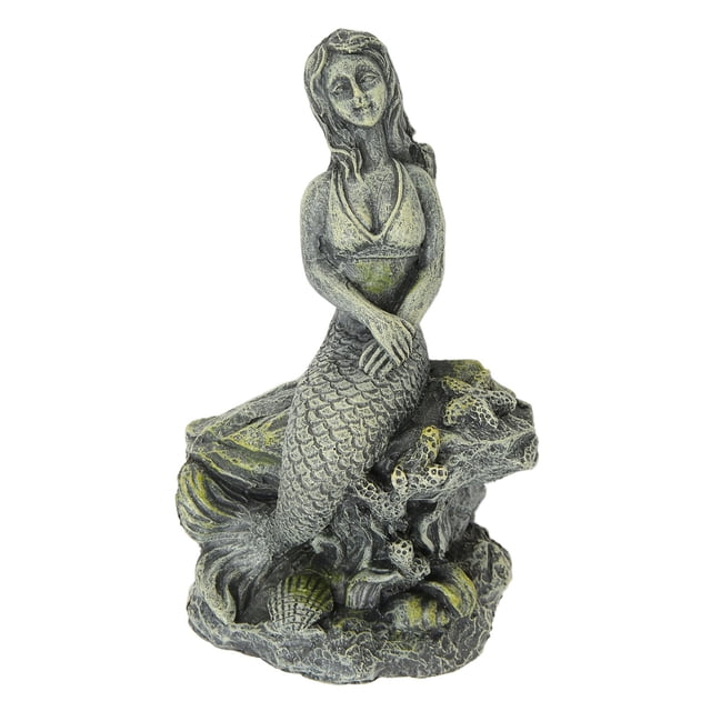 Fish Mermaid Decor, Aquarium Mermaid Statue Beautiful Ornament Resin ...