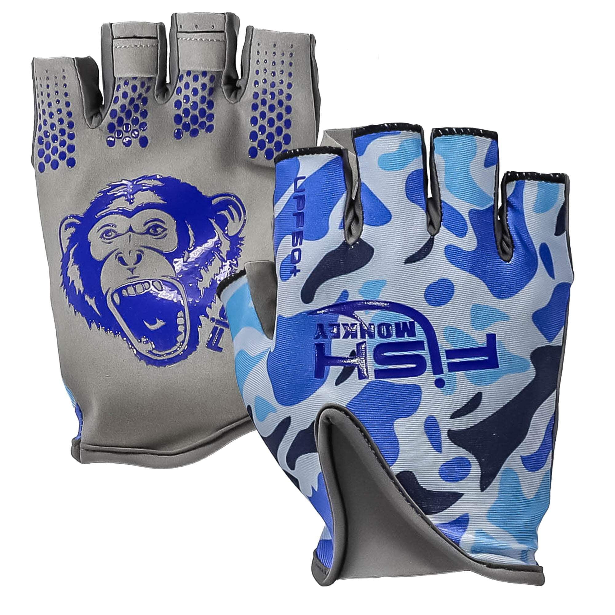 Fish Monkey Pro 365 Gloves, Old School Blue, M - Walmart.com