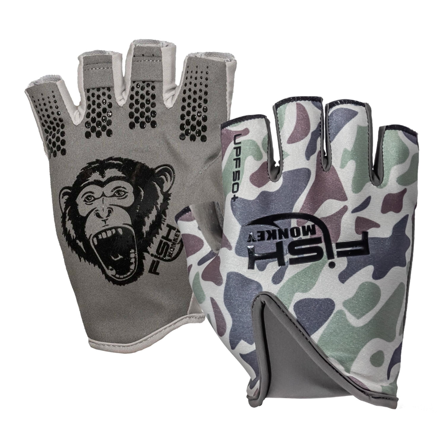 Fish Monkey Stubby Guide Gloves, Old School Beige, 2XL - Walmart.com