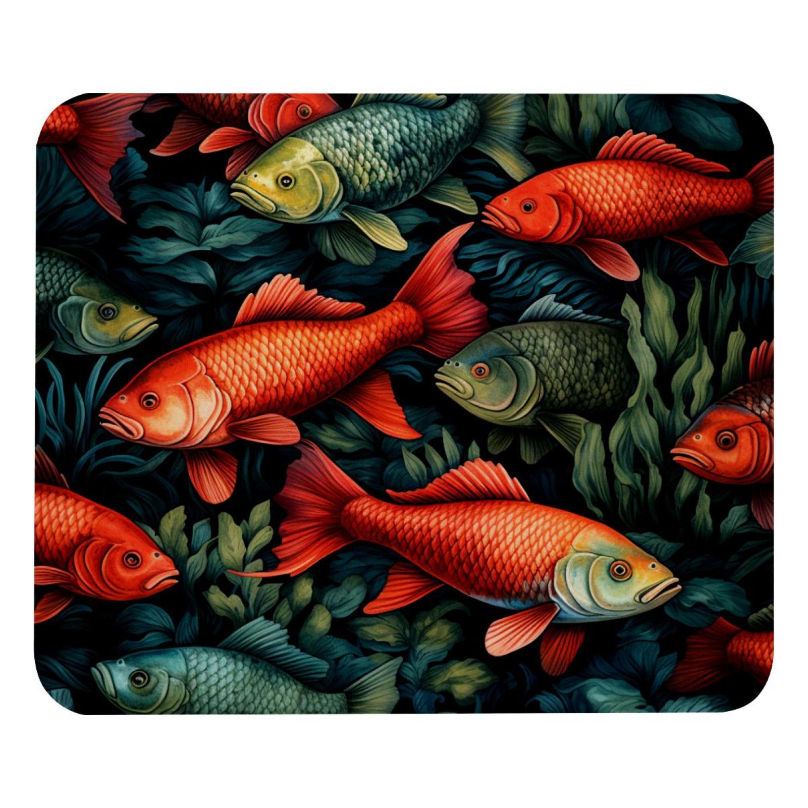 Fish Mouse Pad, Cloth with Rubberized Base - Walmart.com