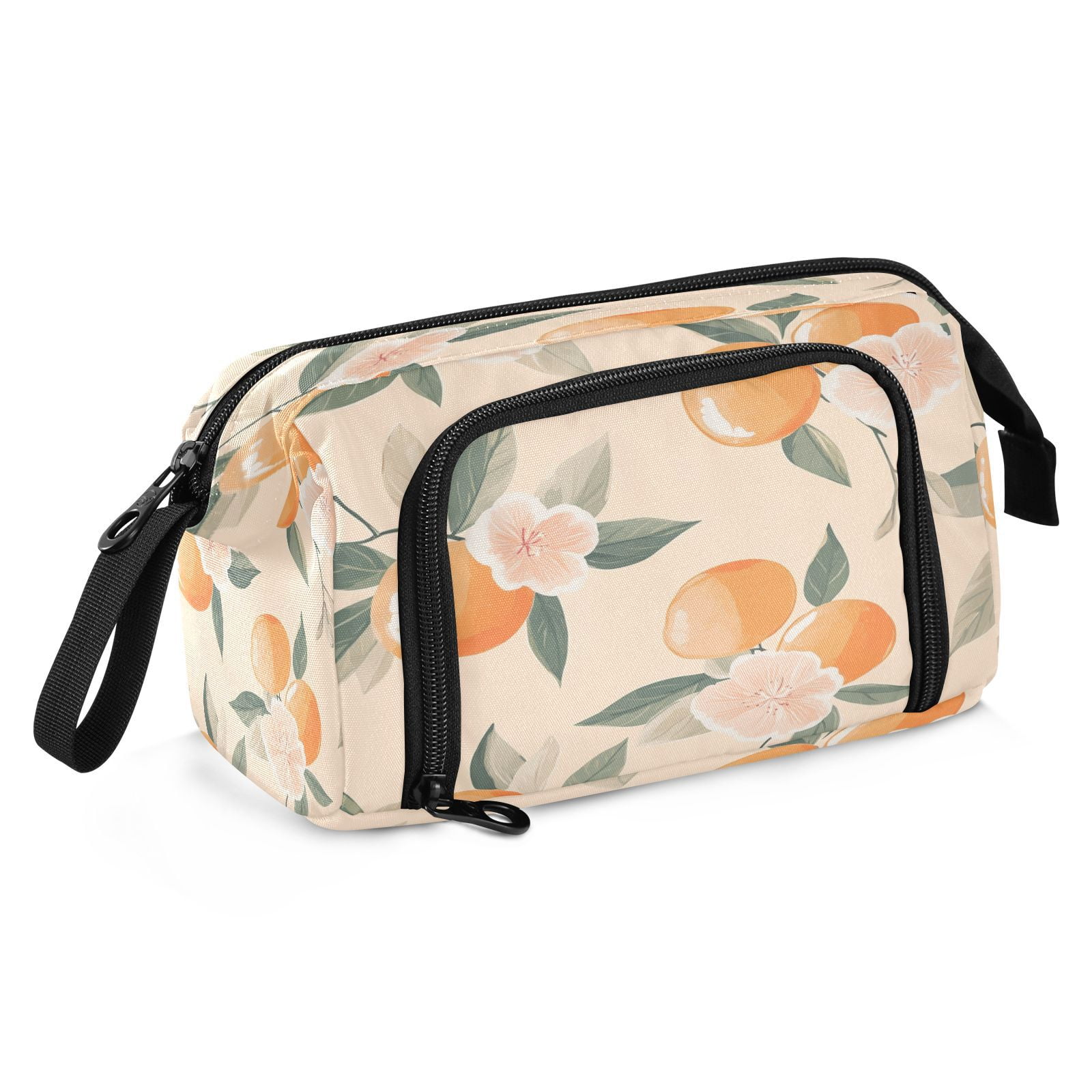 Fish Mouth Pencil Bag, Large Capacity (40-60 Pens) Double Zipper Access ...