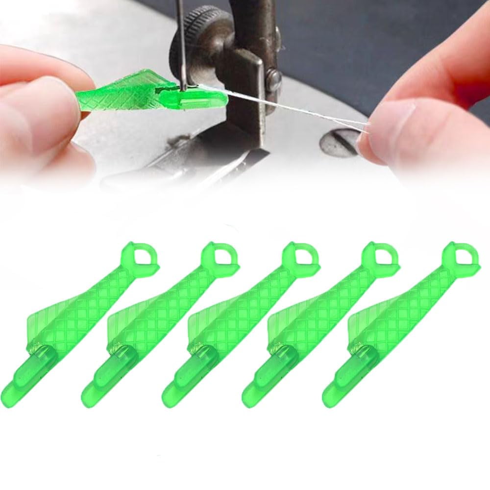 Fish Mouth Sewing Machine Needle Threader, 2024 Upgrade Quick Sewing ...