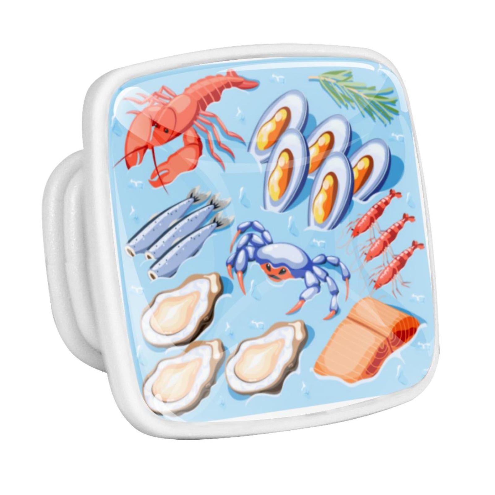 Fish Mussels Crawfish Crabs Shrimp Oysters Lobster Fluorescent Drawer ...