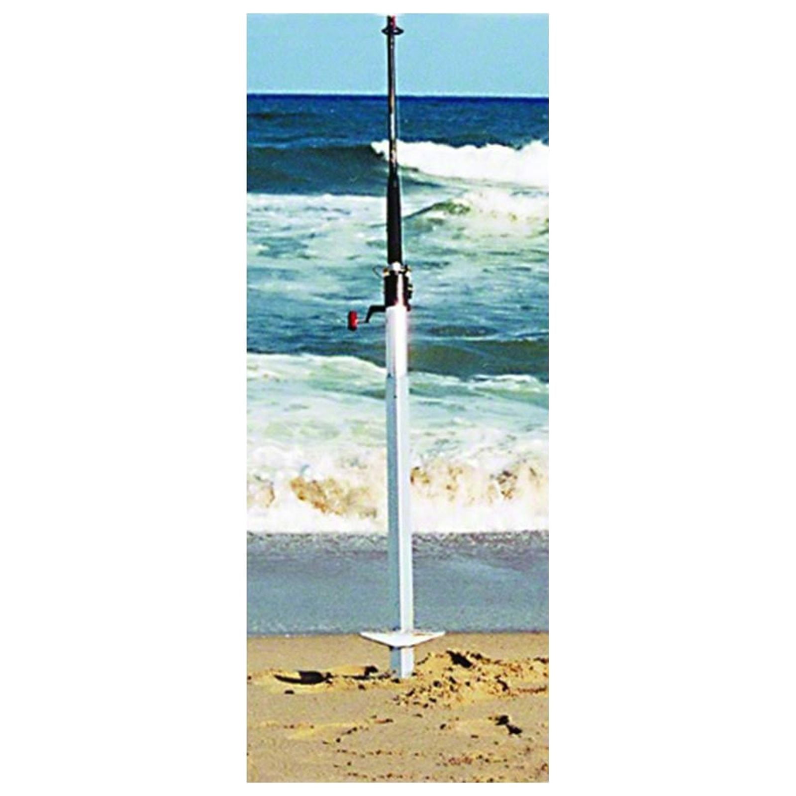 Fish-N-Mate Sand Spike, 50 Inch, Anodized Aluminum with Nylon Rod Caps ...