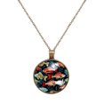 Fish Necklace Personalized Custom Photo Round Pendant Adjustable ...