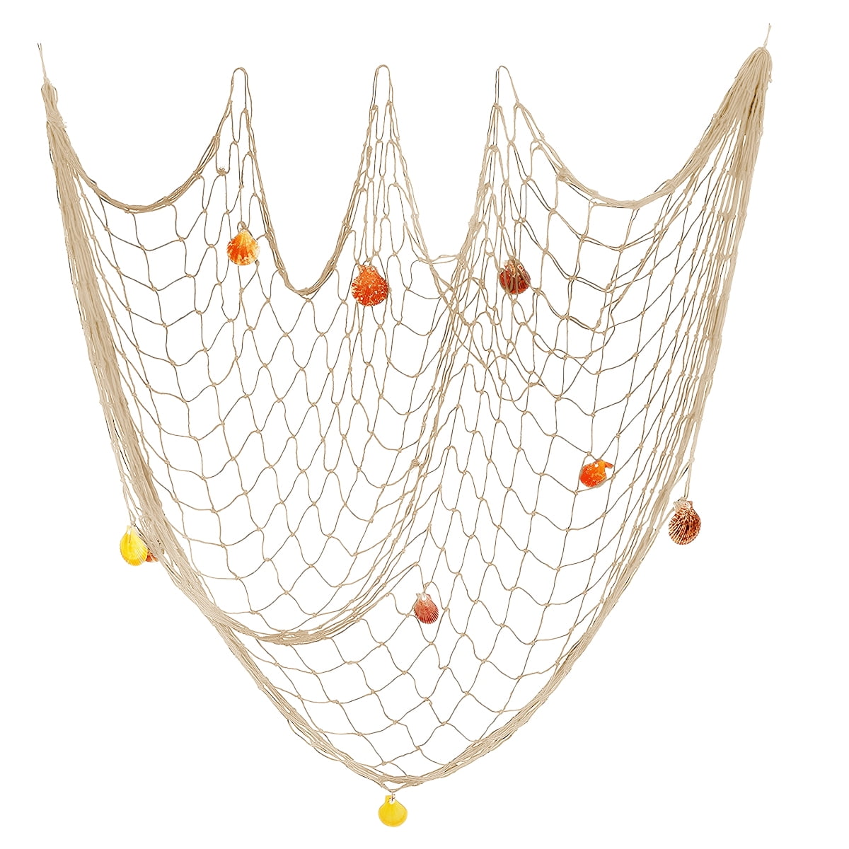Fish Net Wall Decoration with Shells?Beach Decorations Home Nautical ...