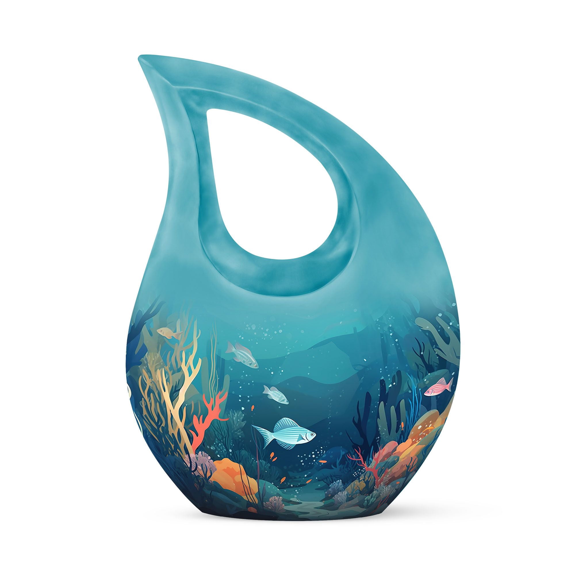Fish In Ocean Urn - Urn For Ashes Adult Male - Funeral Urns For Adult ...