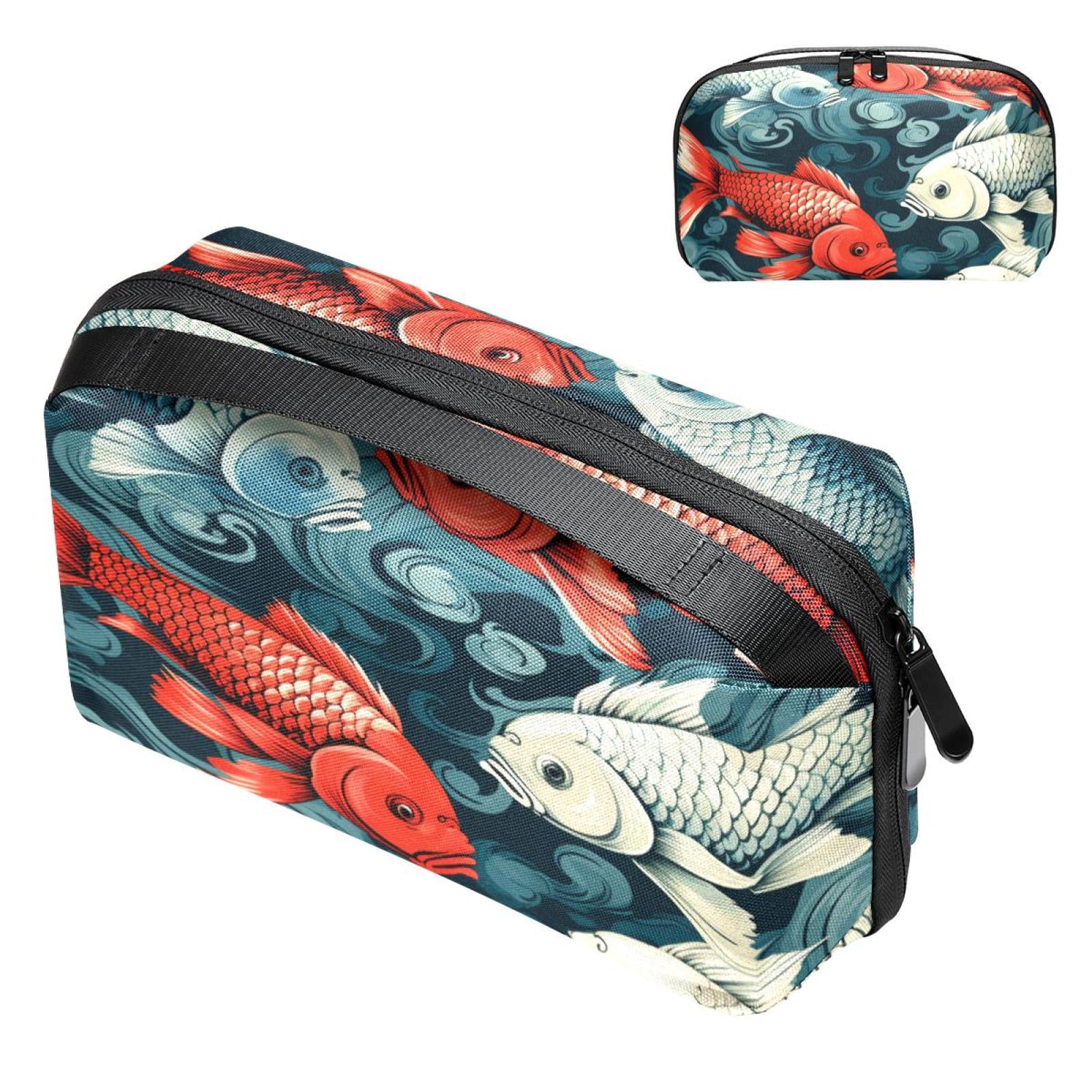 Fish Oxford Fabric Waterproof Portable Hard Drive Bag and Case with ...