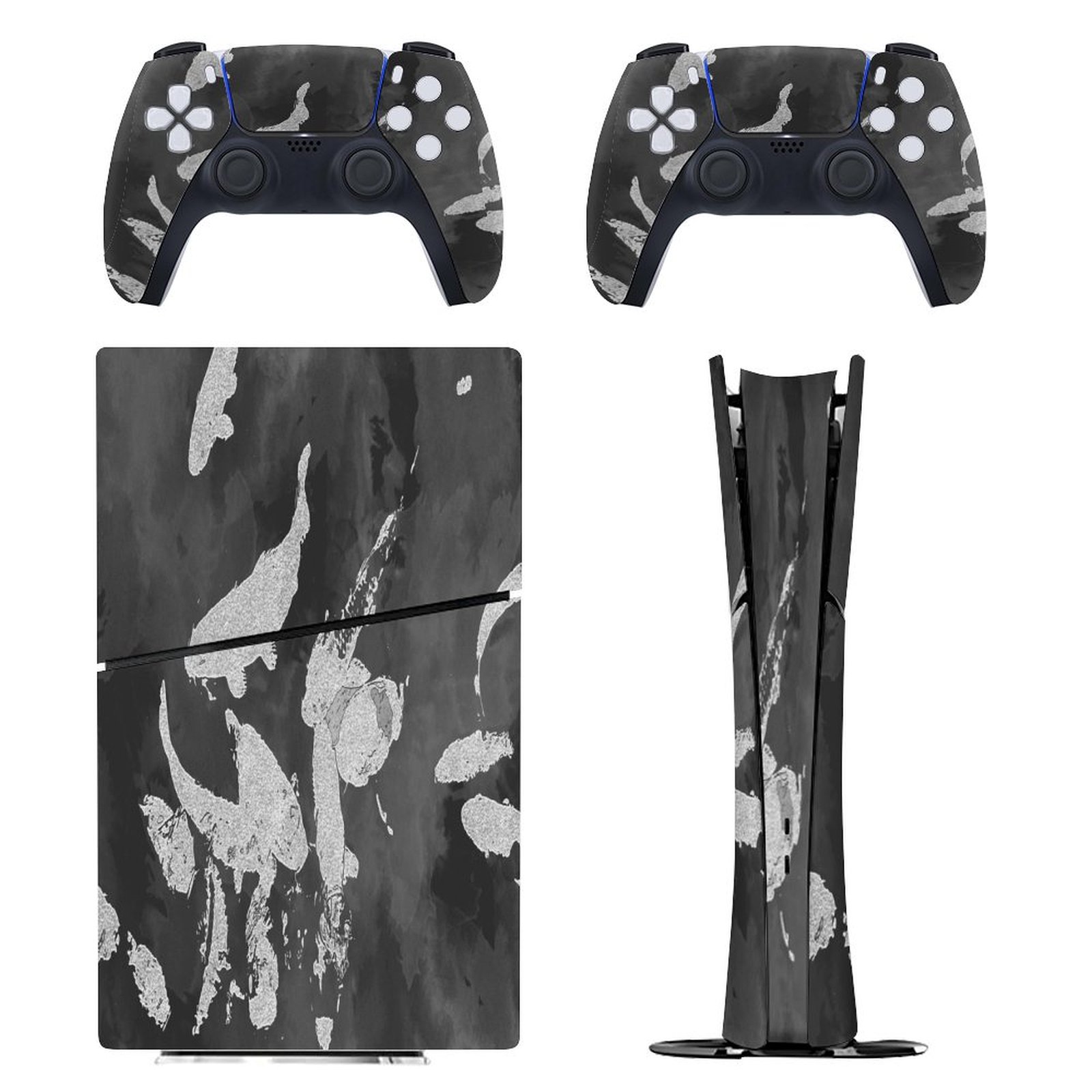 Fish Painting PS5/PS5 Slim Digital Disc Skin Sticker For Console And ...