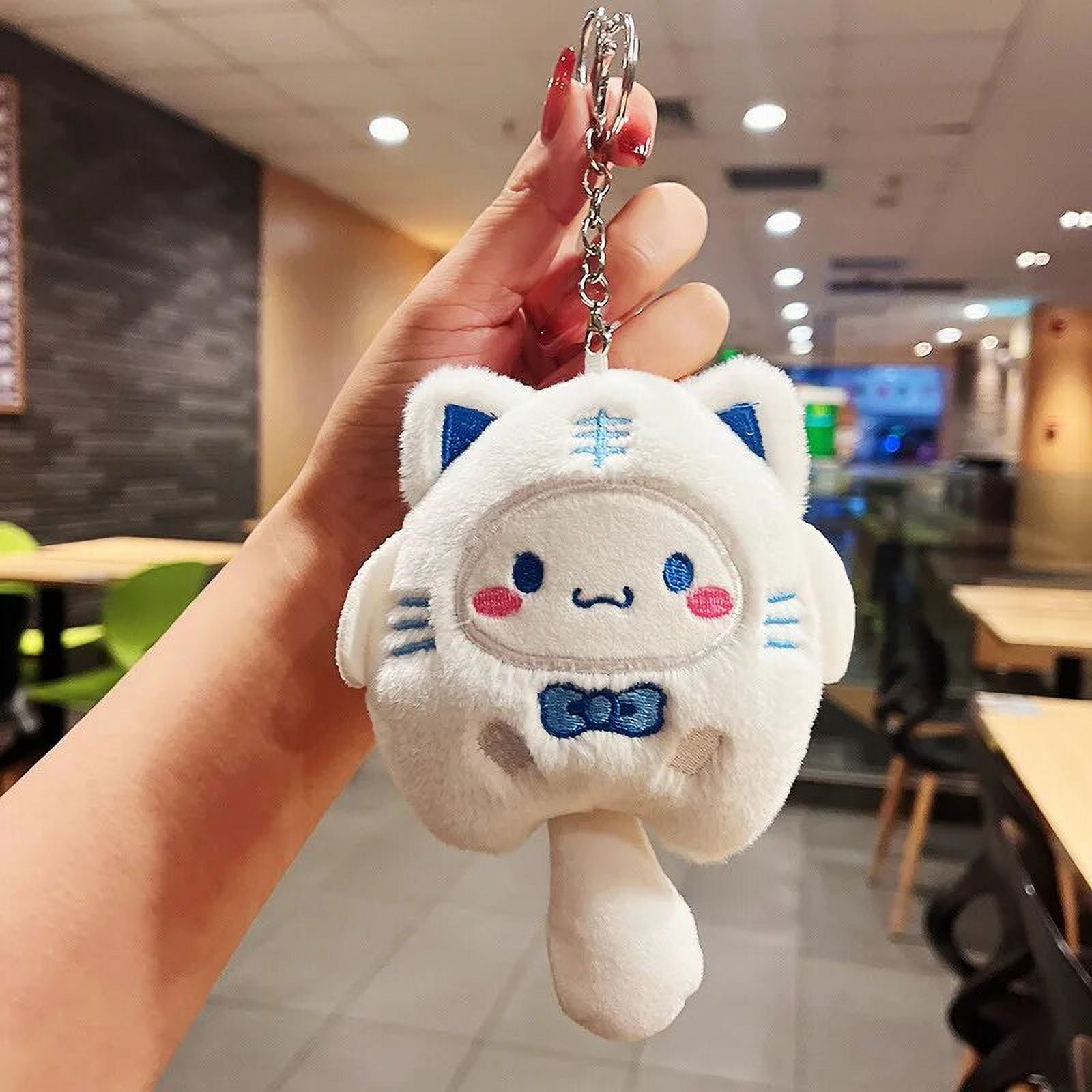 Fish Plush Keychain Cartoon Sanrio Plush Cinnamoroll Pompompurin ...