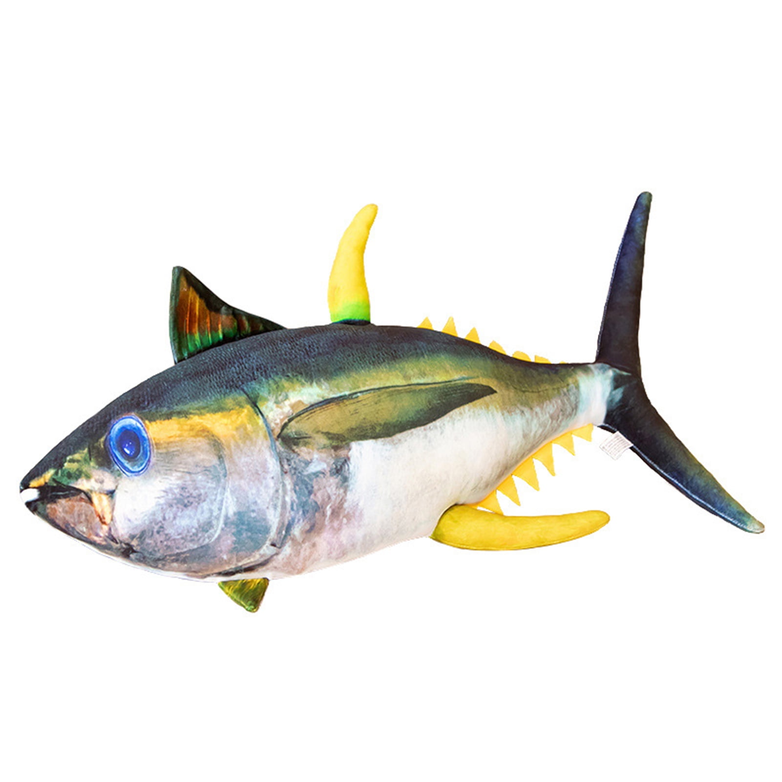 Fish Plush Pillow Soft Cozy Touch Simulation Tuna Doll Plushies ...