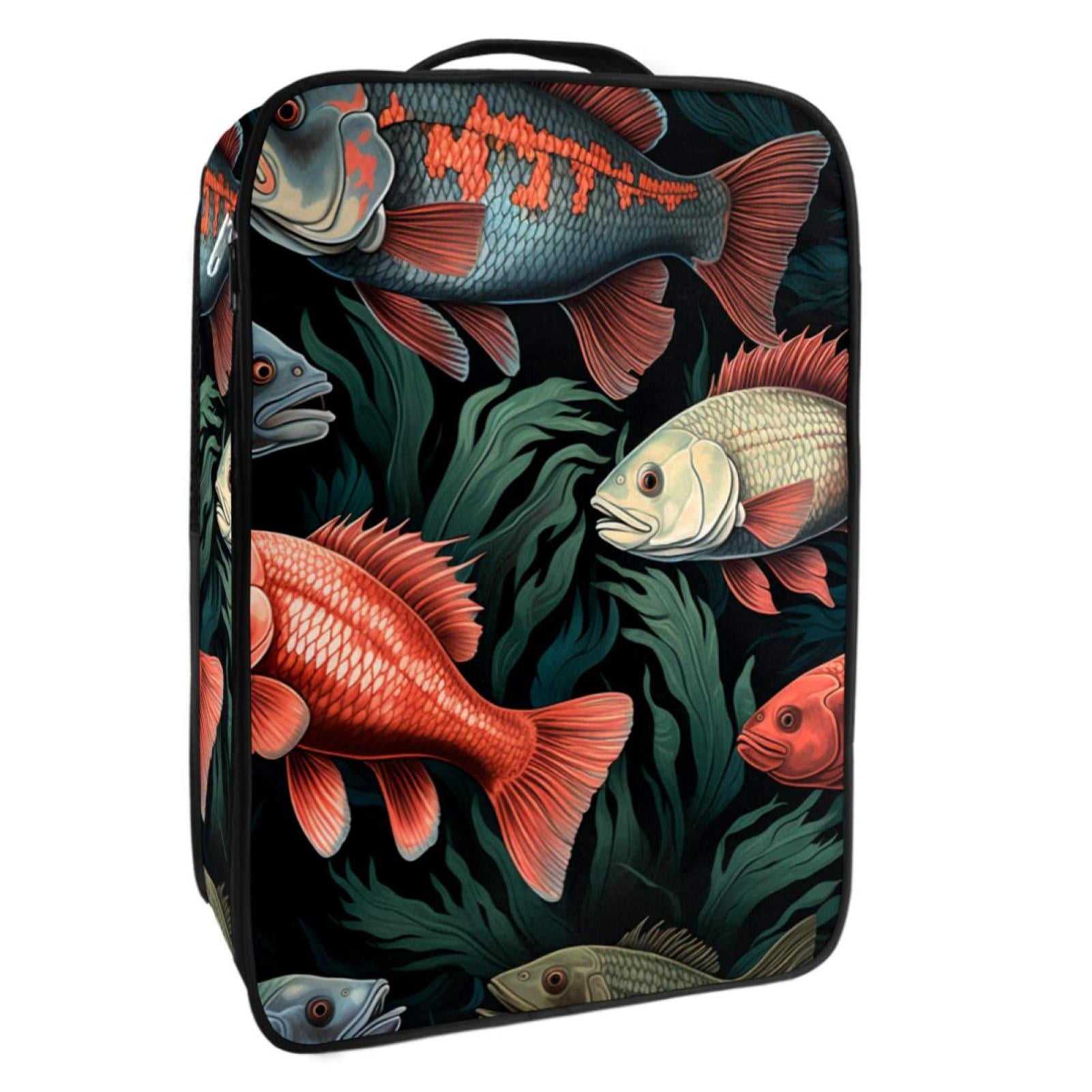 Fish Polyester Shoe Organizer Box for Closet, Space-Saving Solution for ...