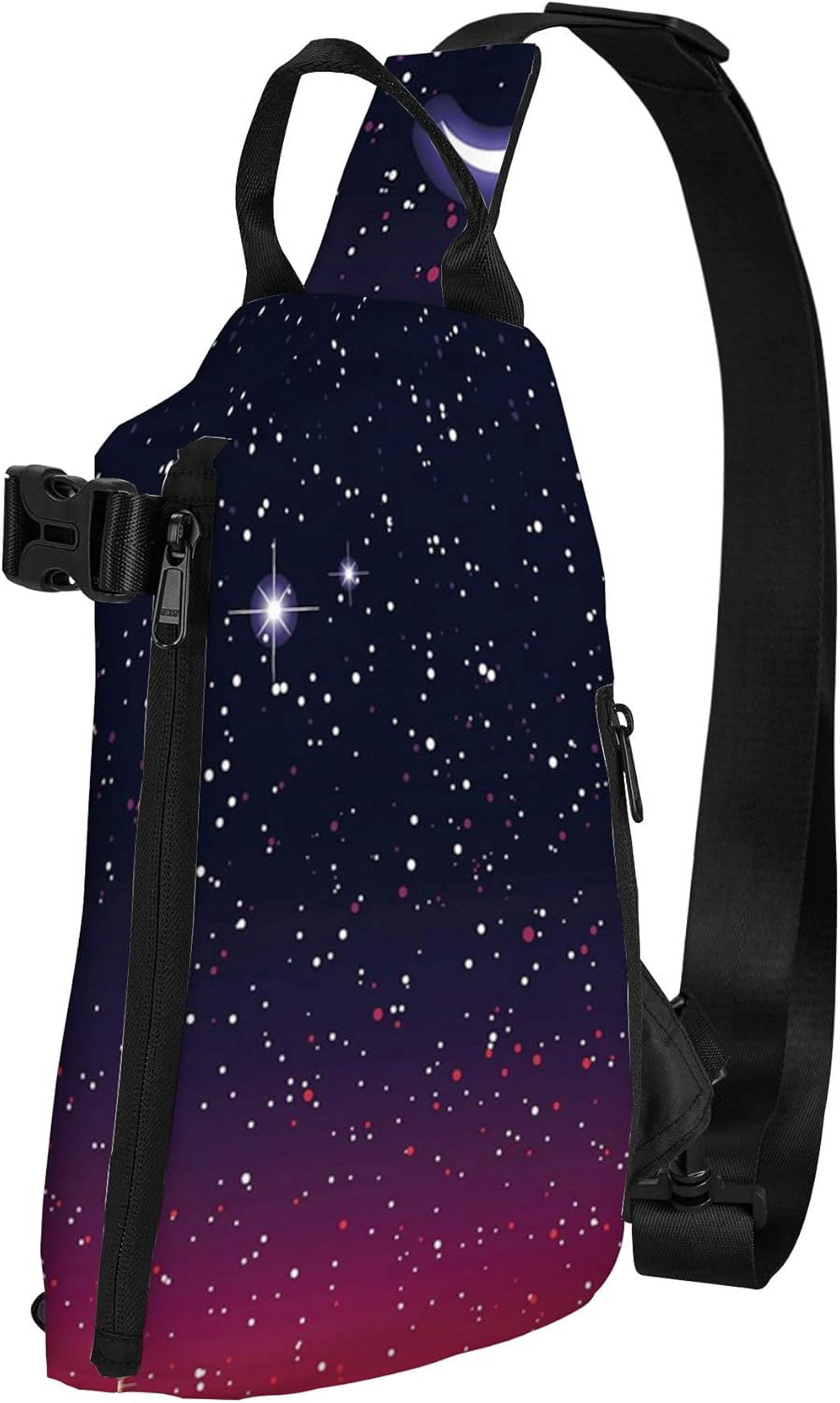 Fish Print,Sling Bags Men Shoulder Backpack,Japanese Carp with Wave ...